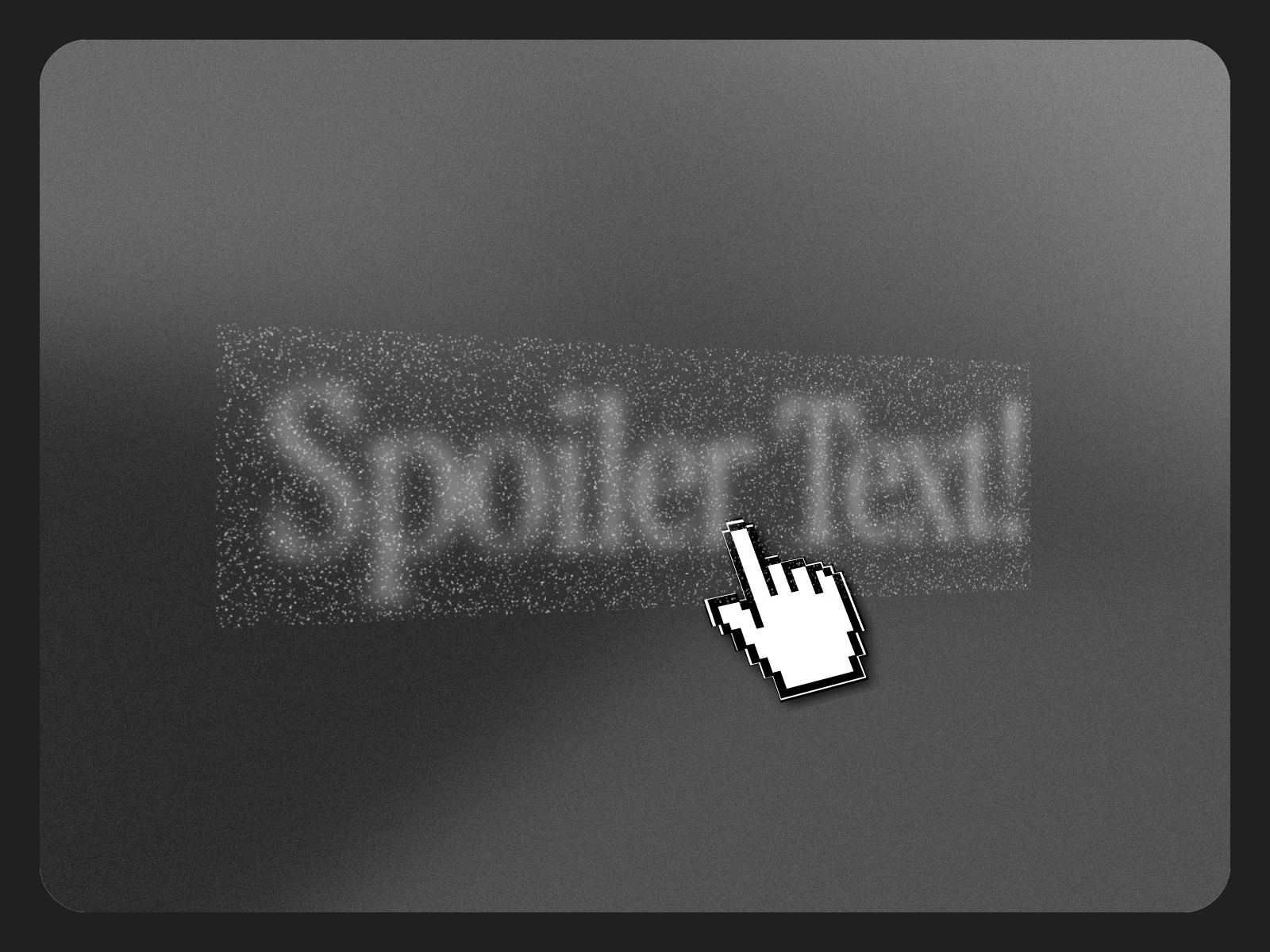 Spoiler Text: Free Typography Component by Aviral Lakhanpaul — Framer ...
