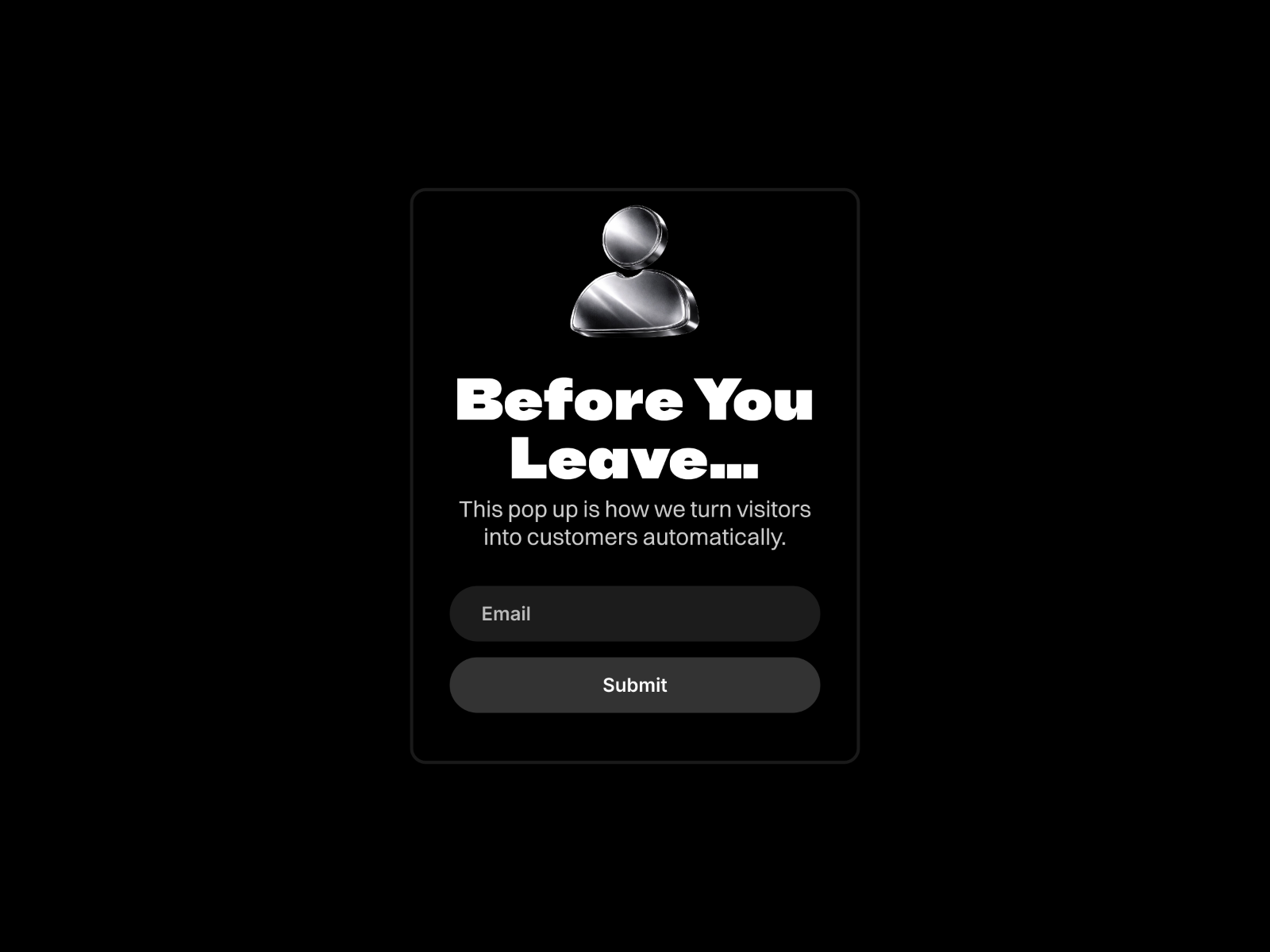 Before You Leave: Free UI Component by Michael Slotta — Framer Marketplace