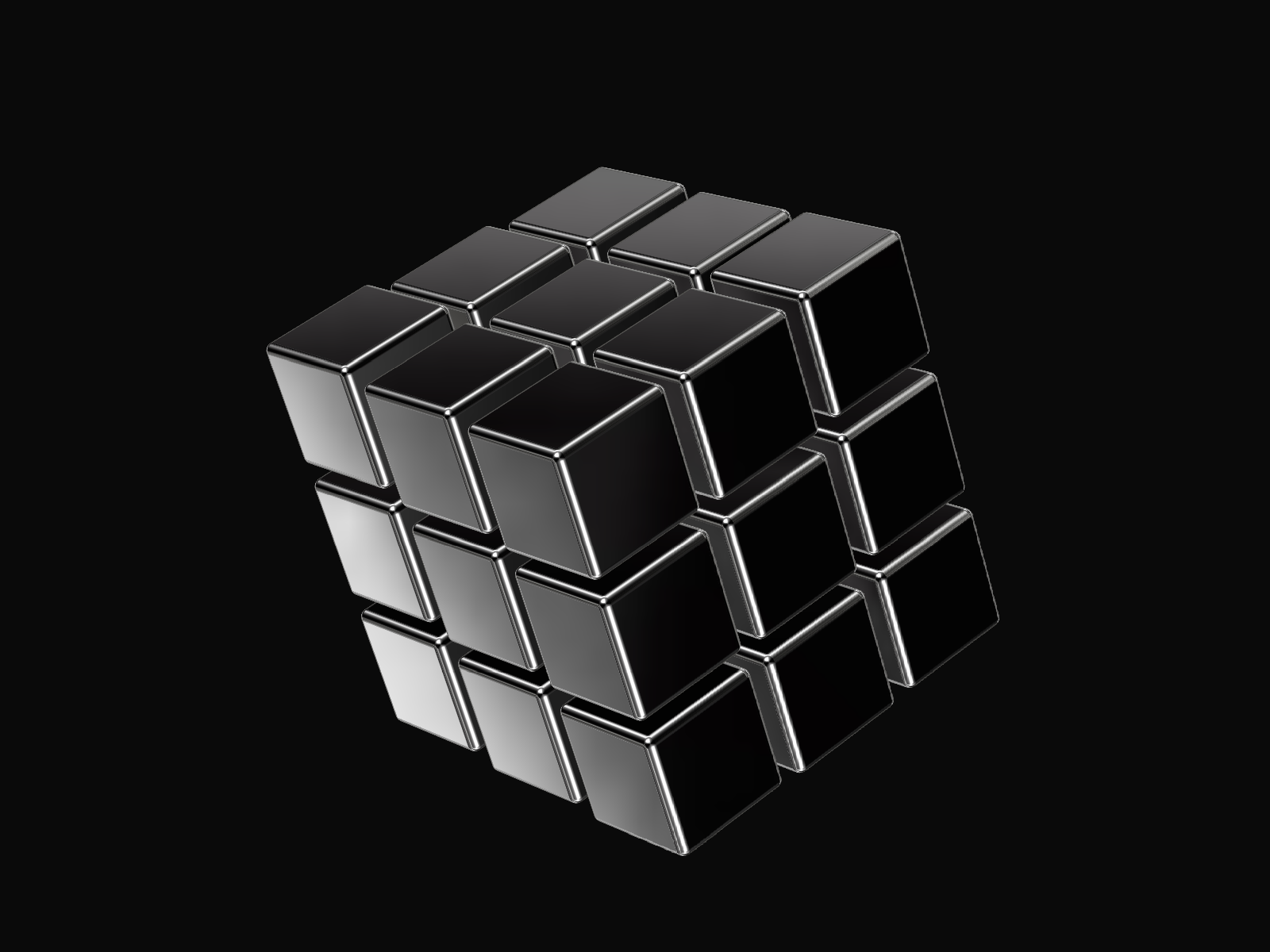 Metallic Cube Grid: Premium Interactions Component by V2SPACE — Framer ...