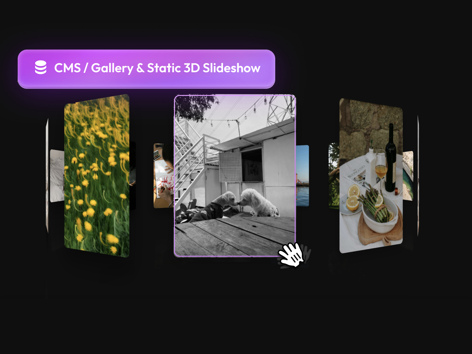 CMS 3D Slideshow: Premium UI Component by Framer Master — Framer ...