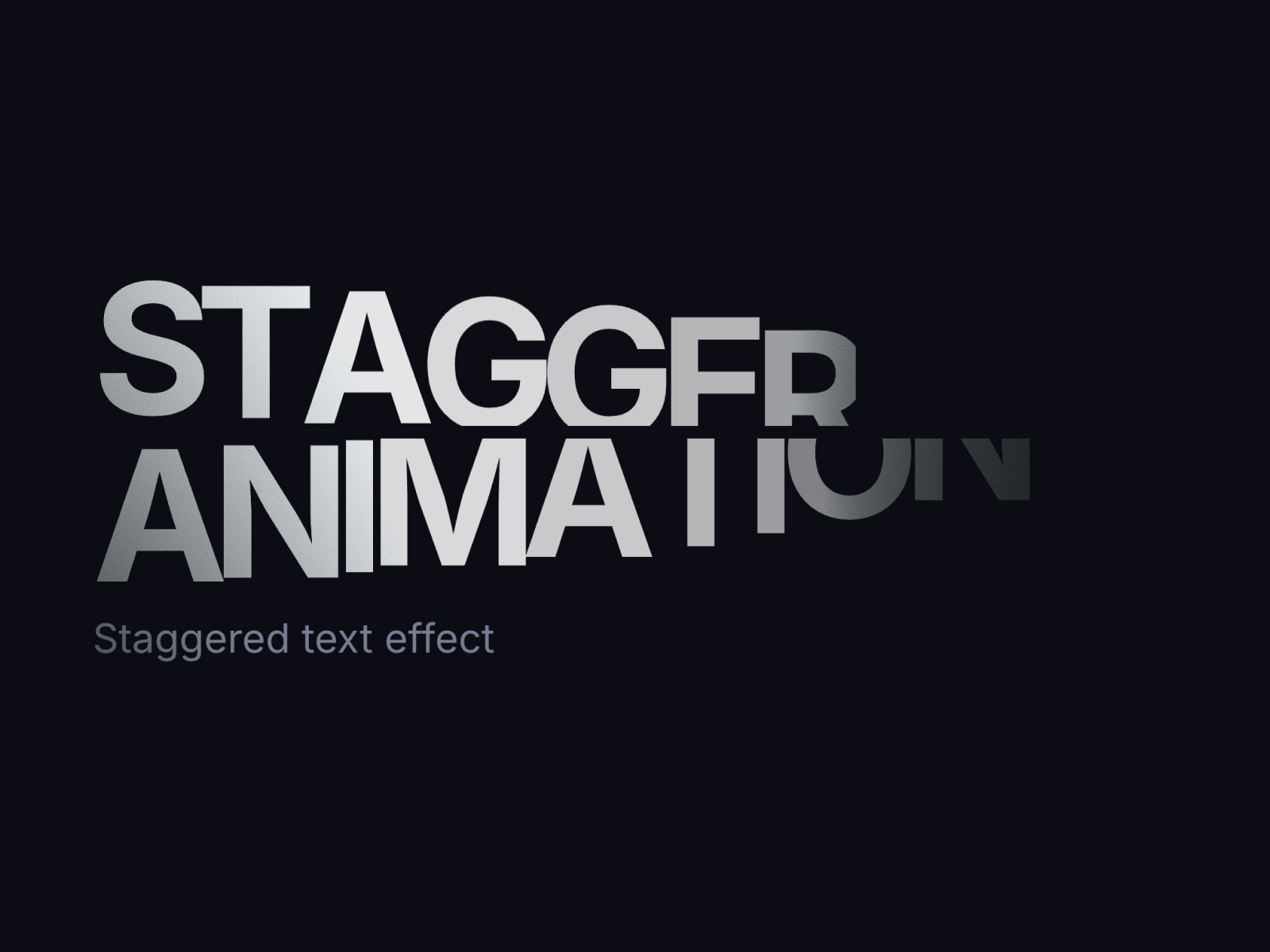 Staggered Text: Premium Typography Component by Frederik Roessell ...