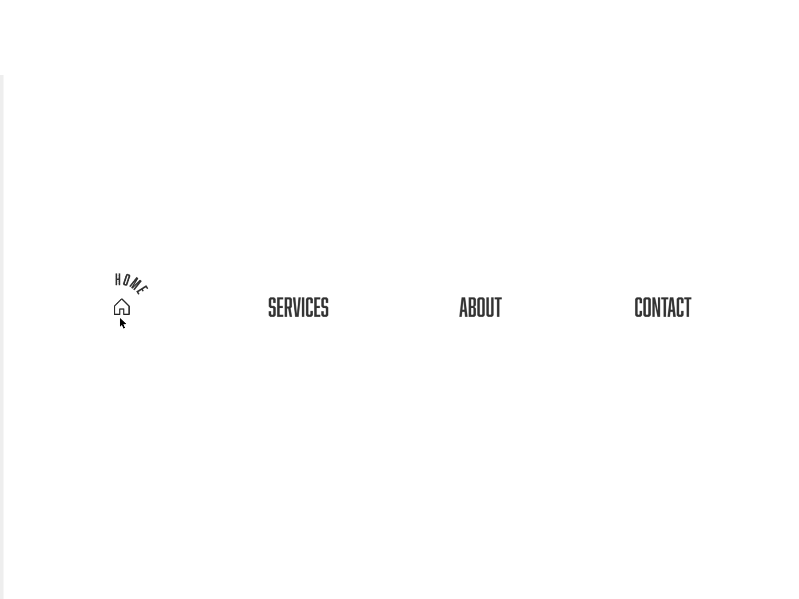 Rotating Text Navbar: Free Navigation Component by Erica Humphrey ...