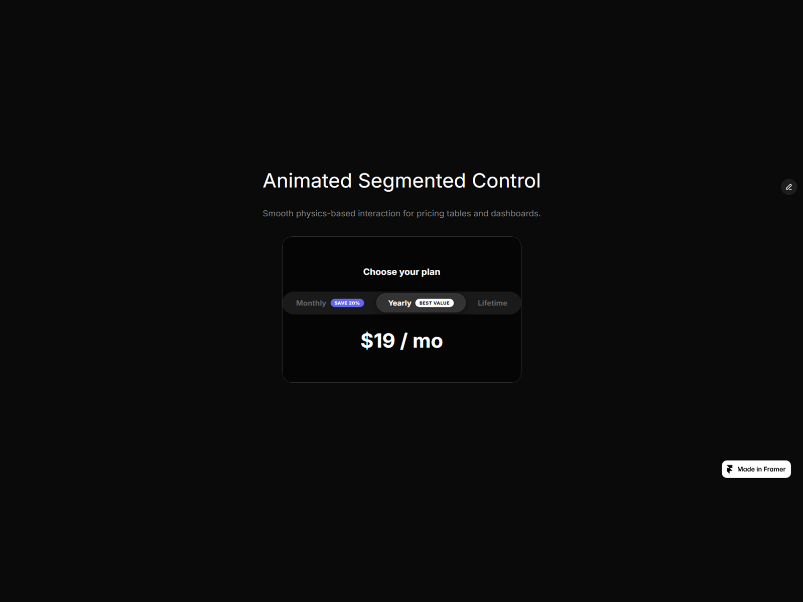 Sliding Tabs Pro: Premium Navigation Component by Abdul Sami — Framer ...