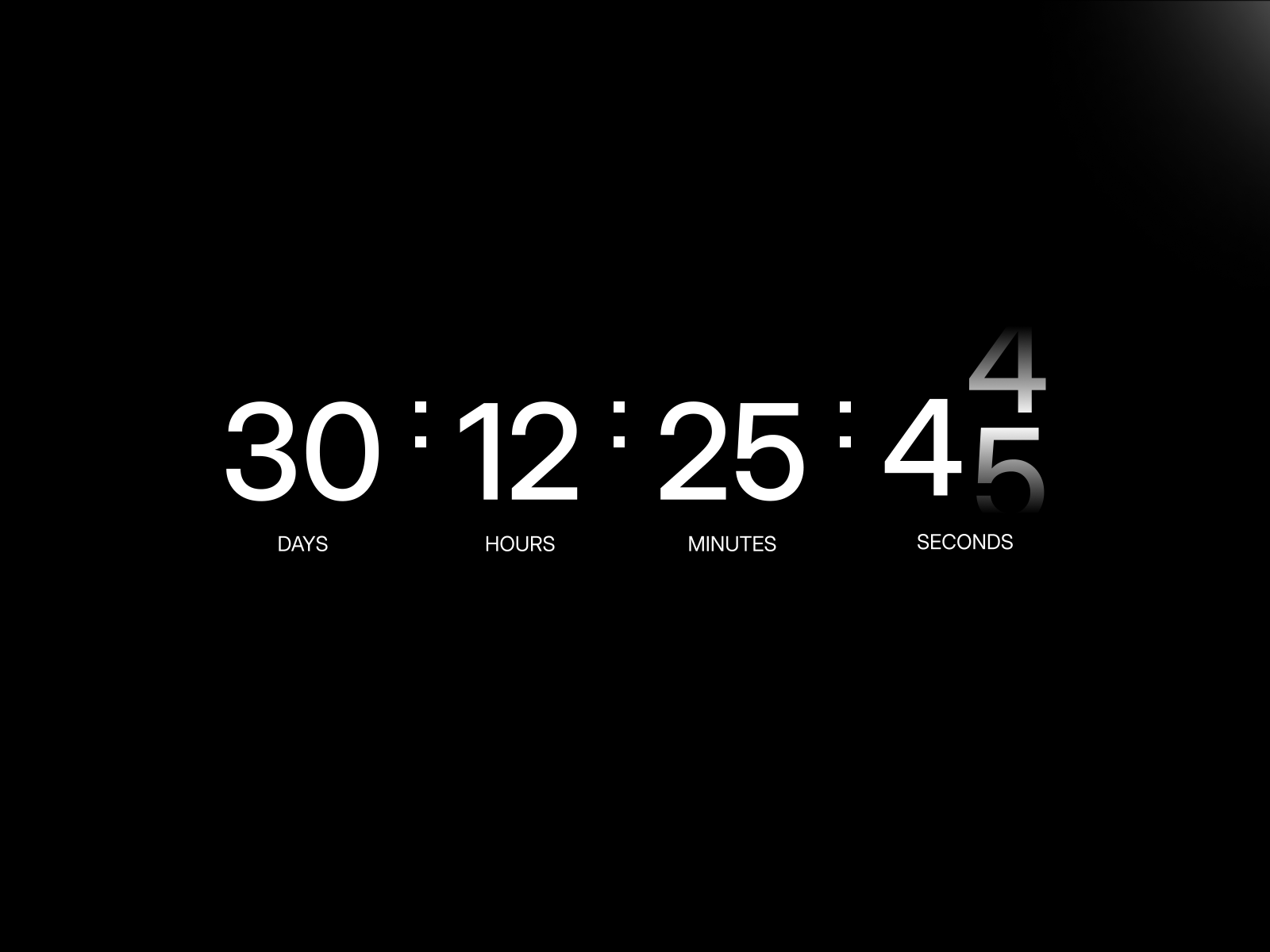 Animated Countdown: Free UI Component by Launchly — Framer Marketplace