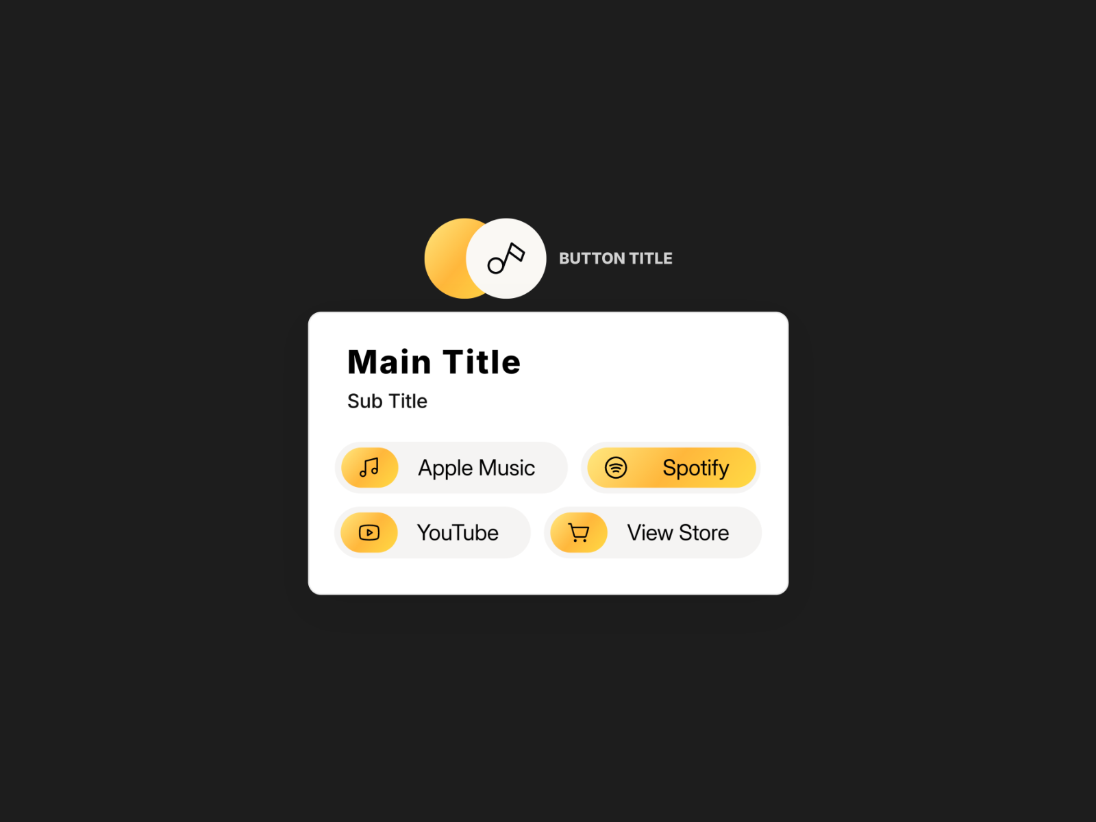 Interactive Menu: Premium Buttons Component by Sky Gunn — Framer ...