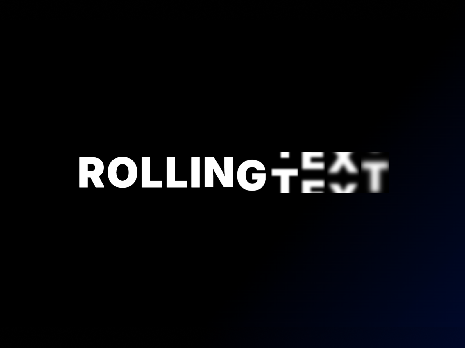 Rolling Text: Free UI Component by Robbi Firmansah — Framer Marketplace
