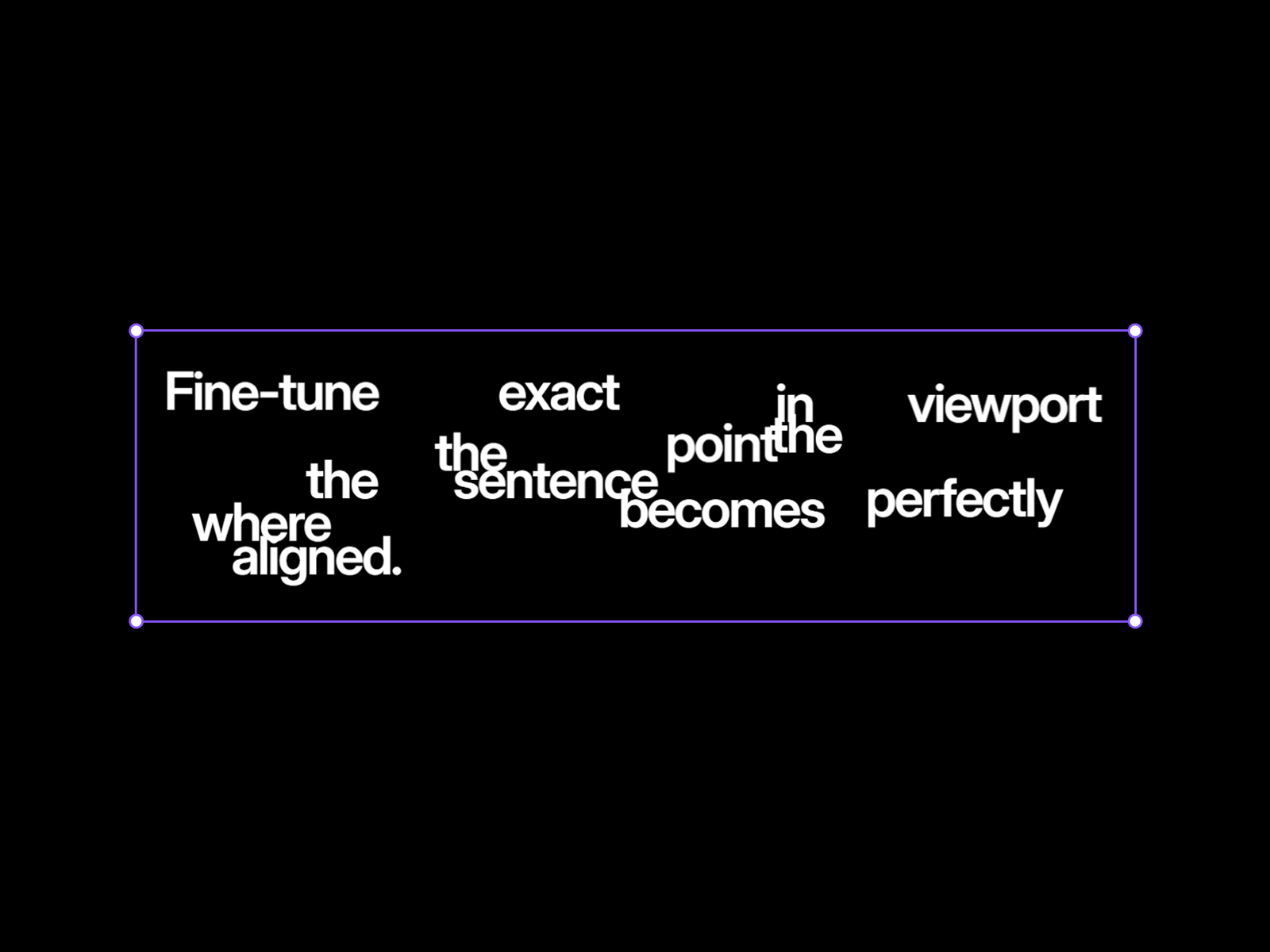Scattered Sentence: Free Typography Component by Muhammad Talha ...