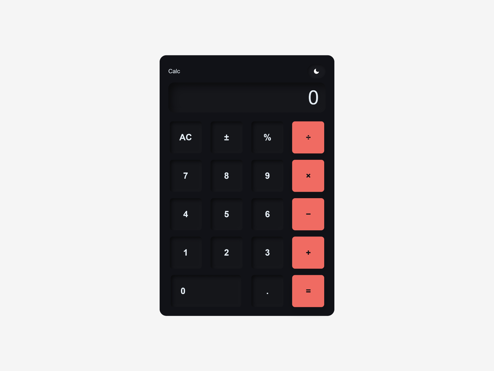 Calculator: Premium Layout Component by the 47design — Framer Marketplace