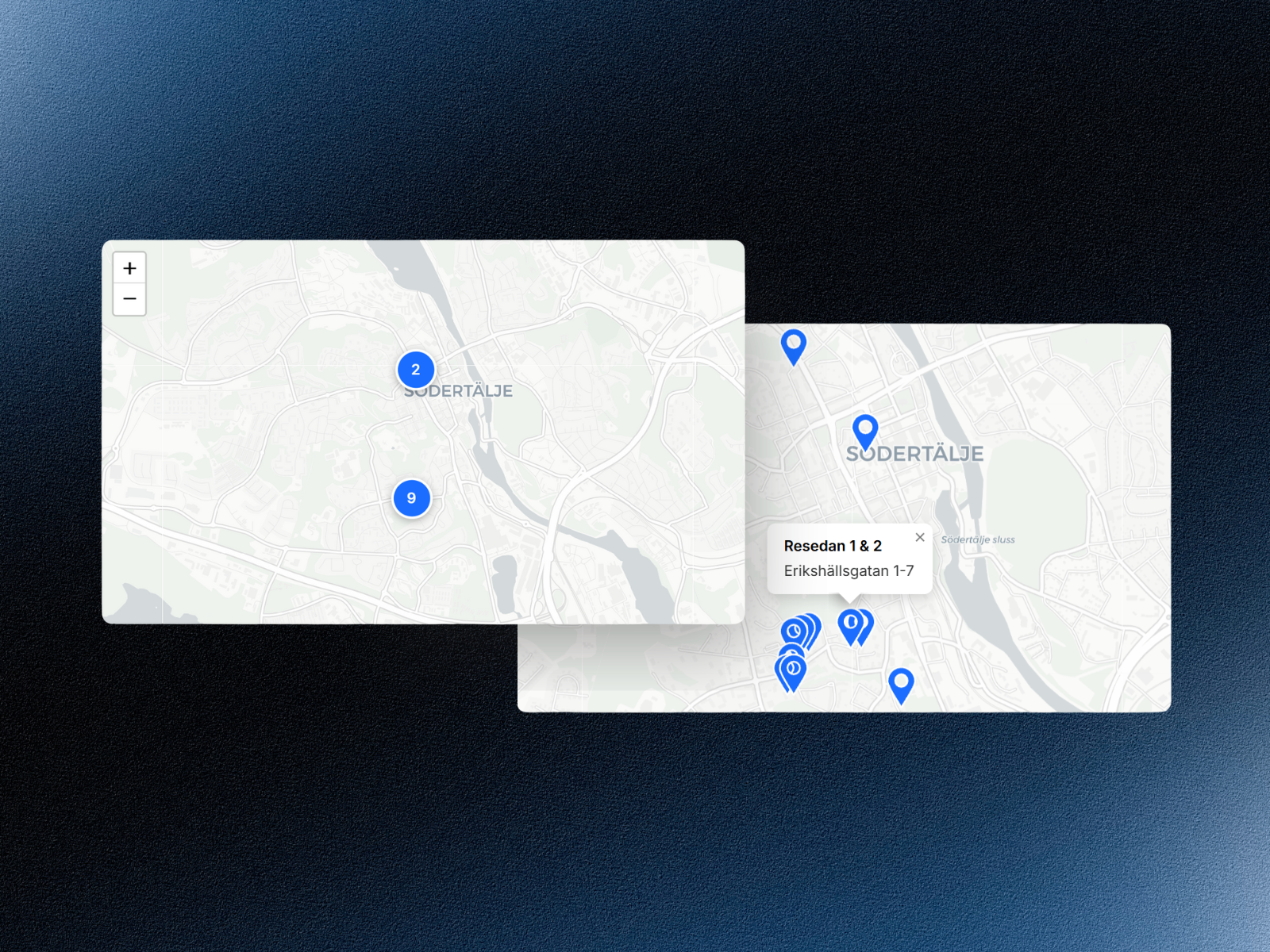 Multi Location Map: Free Embeds Component by Erik Sonesson — Framer ...