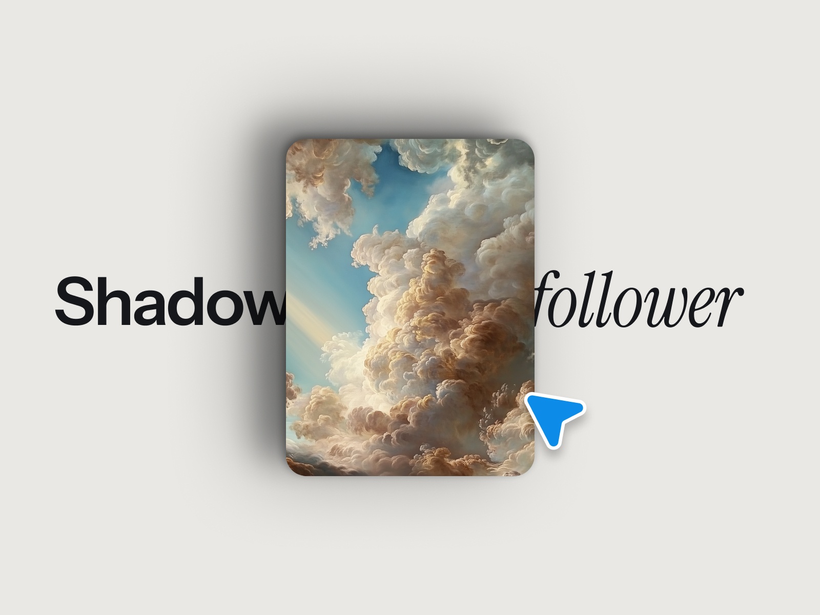 Shadow Follower: Premium UI Component by Umut Sevinc — Framer Marketplace