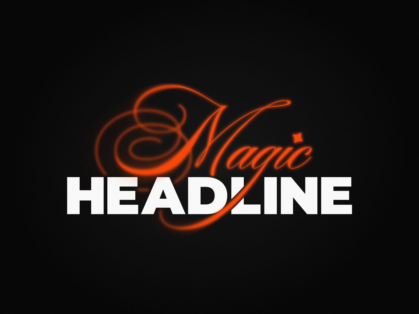 Magic Headline: Premium Typography Component by Balazs Bindl — Framer ...