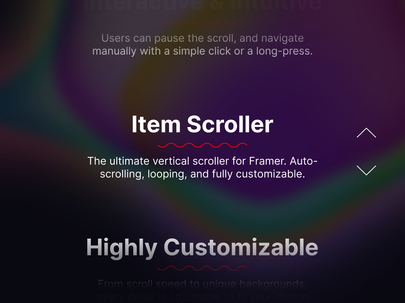 Item Scroller: Premium UI Component by Lennart Ahlfeldt — Framer Marketplace
