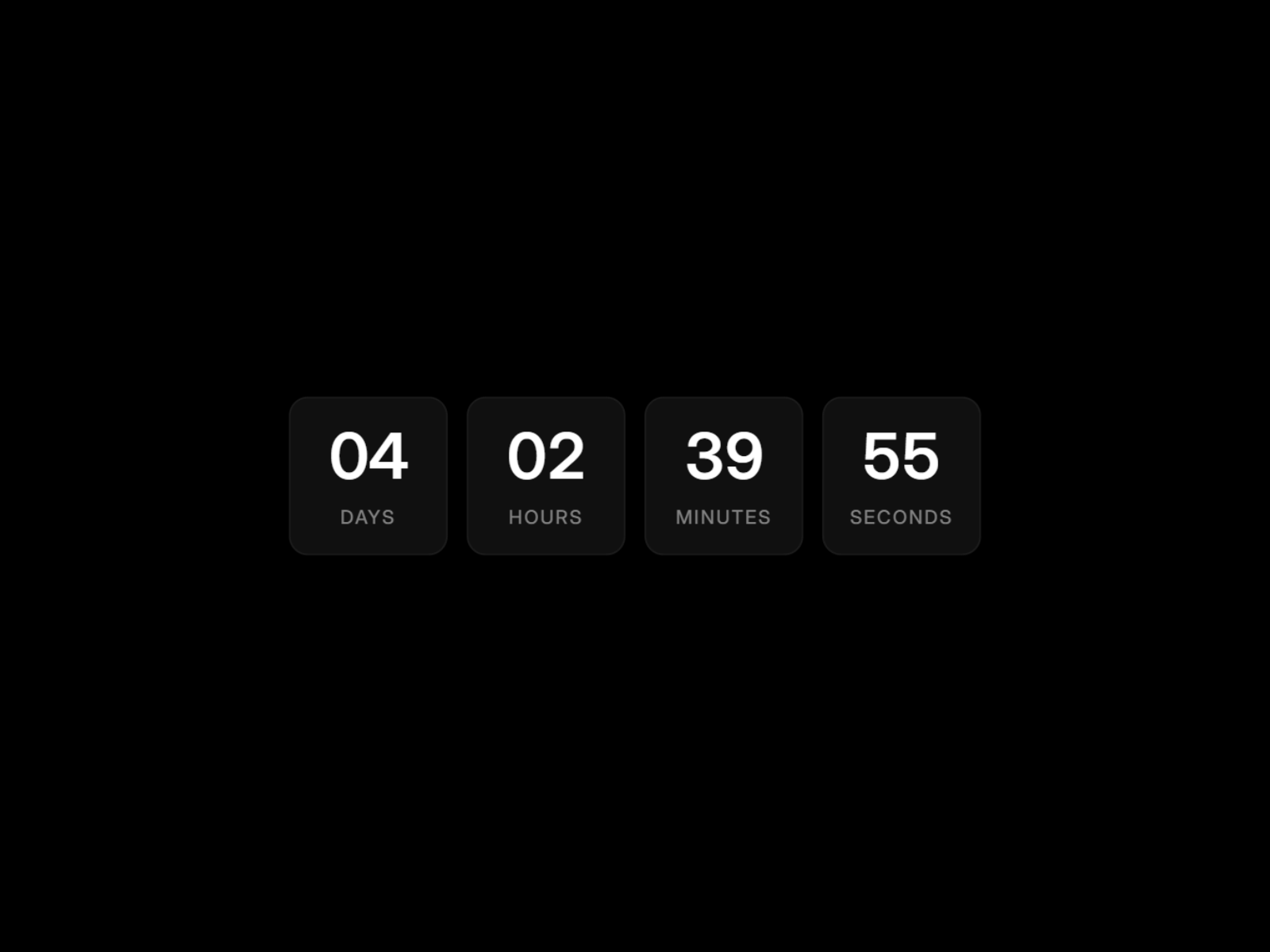 ModernCountdownTimer: Free UI Component by Doğa Ündar — Framer Marketplace
