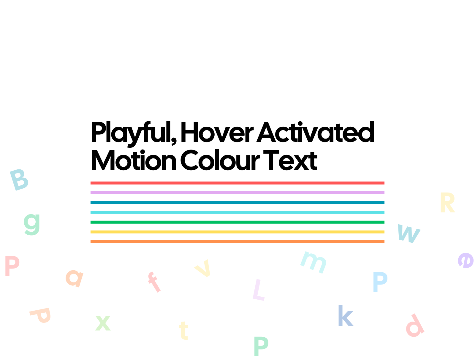 Motion Colour Text: Free Typography Component by MediumUI — Framer ...