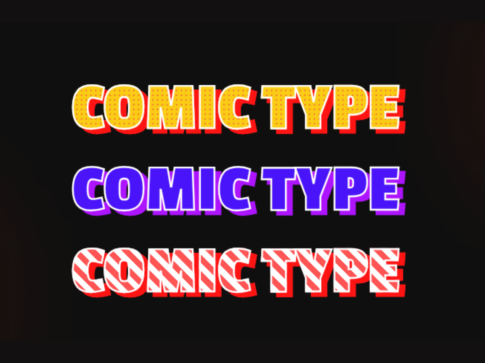 ComicType: Premium Typography Component by Snoweirdo — Framer Marketplace