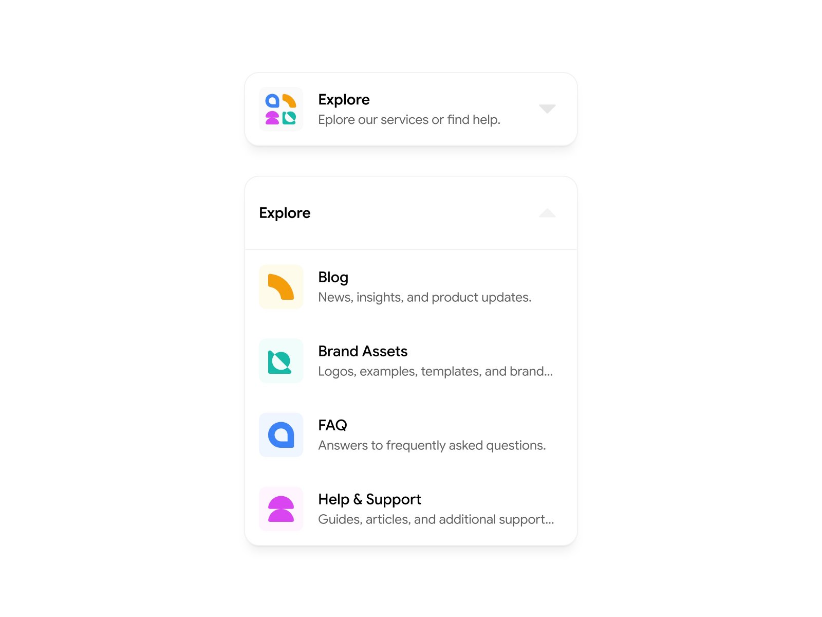 Accordeon + Menu: Free Interactions Component by Till Janek — Framer ...