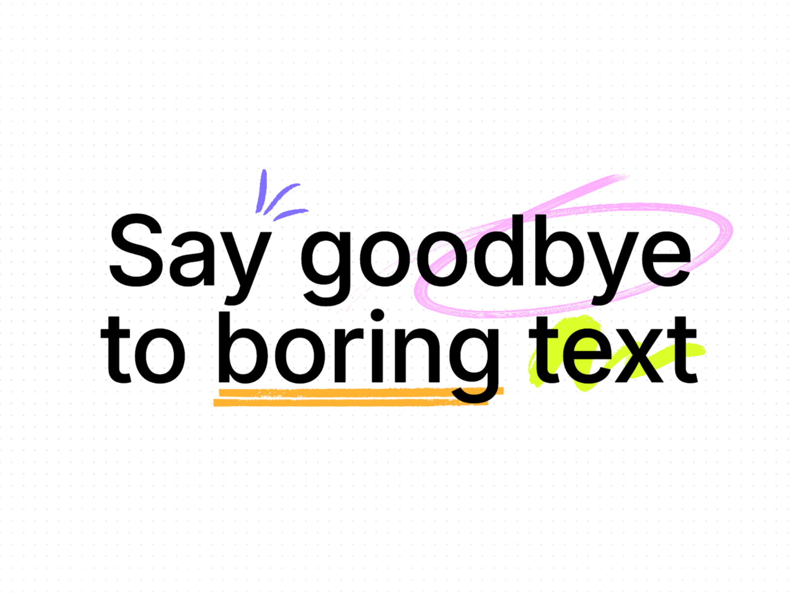 Text Doodles: Premium UI Component by Motiondrops — Framer Marketplace