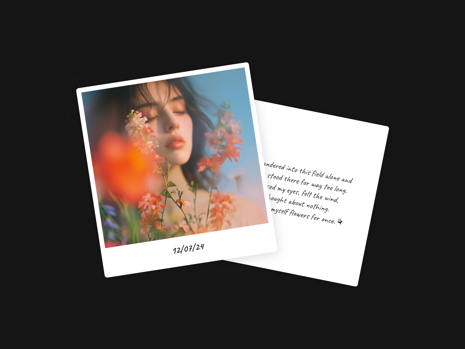 Polaroid Flip Card: Free Interactions Component by Sasha Balandina ...