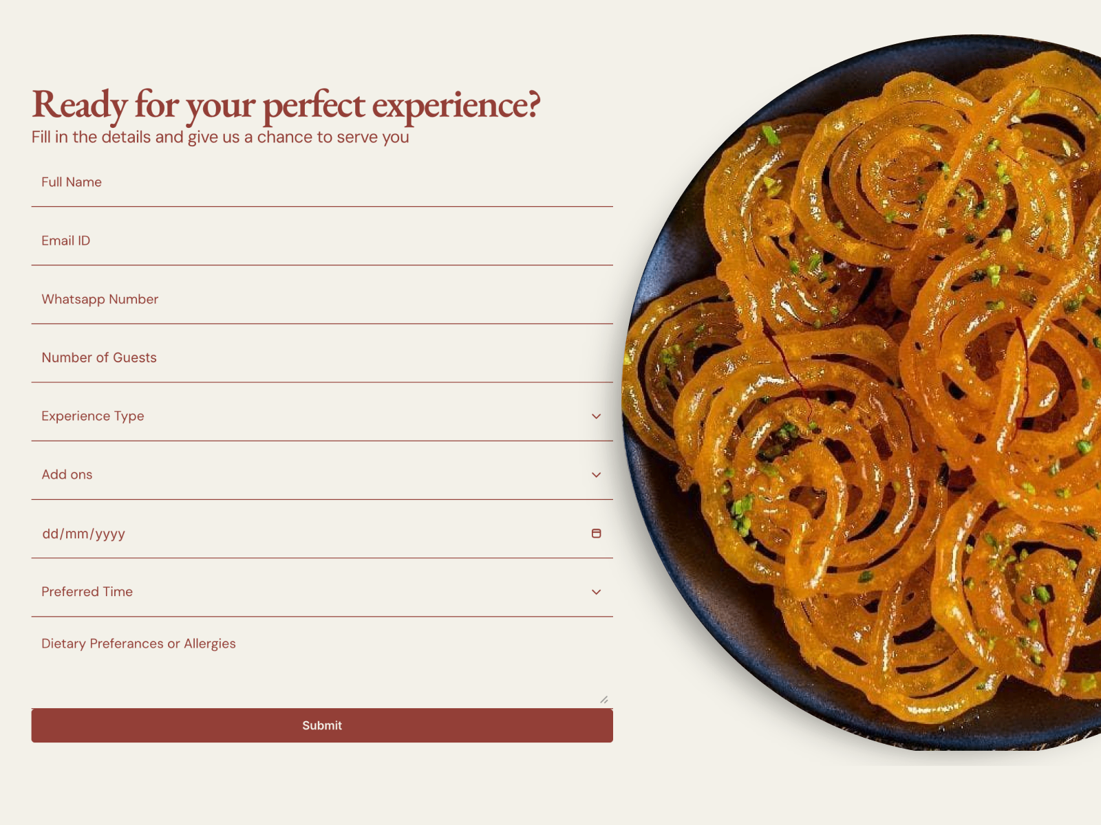 Book Your Experience: Free Forms Component by Kaashvi Garg — Framer ...