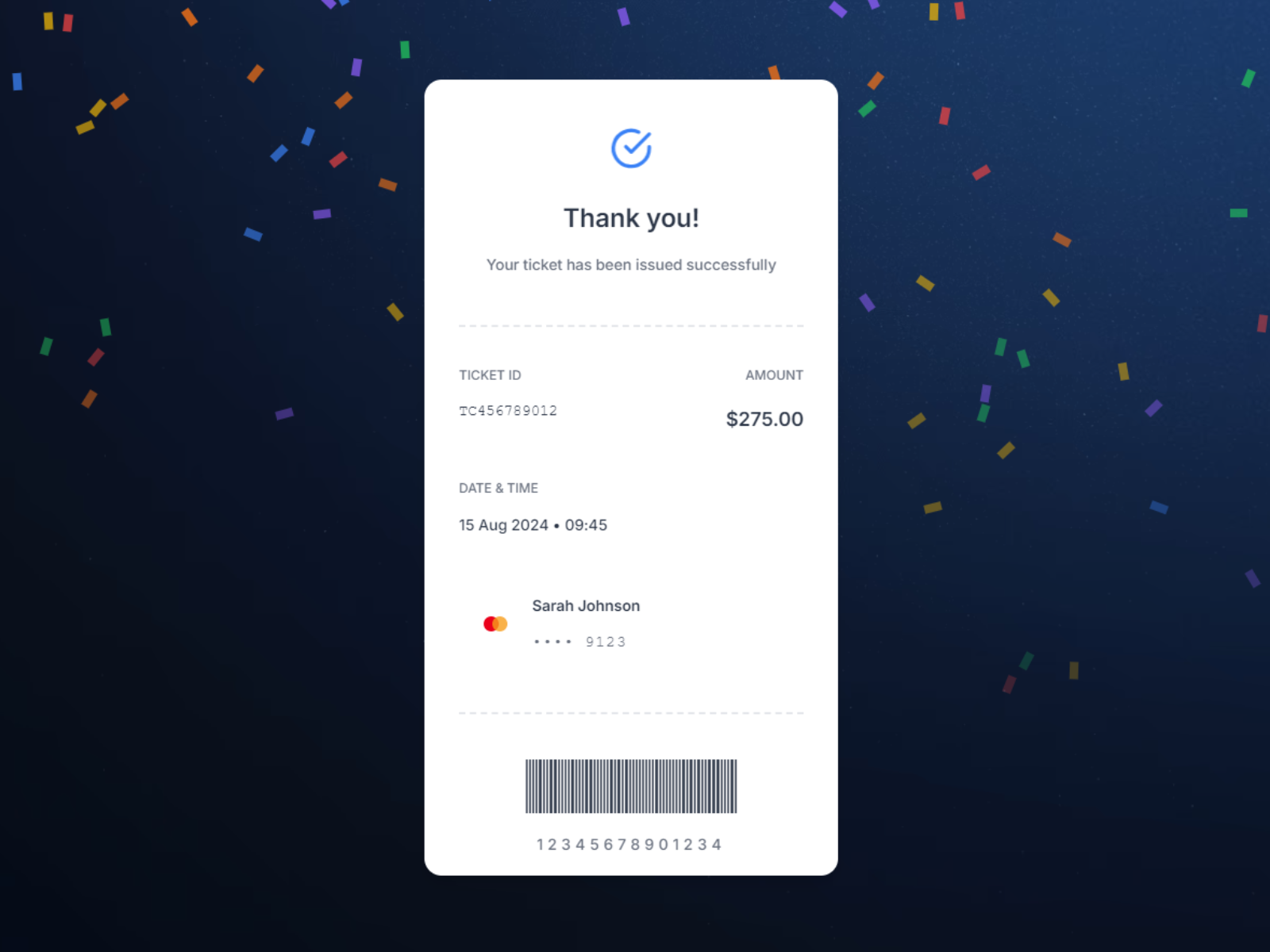 AnimatedTicket: Premium UI Component by Hamim Reza — Framer Marketplace