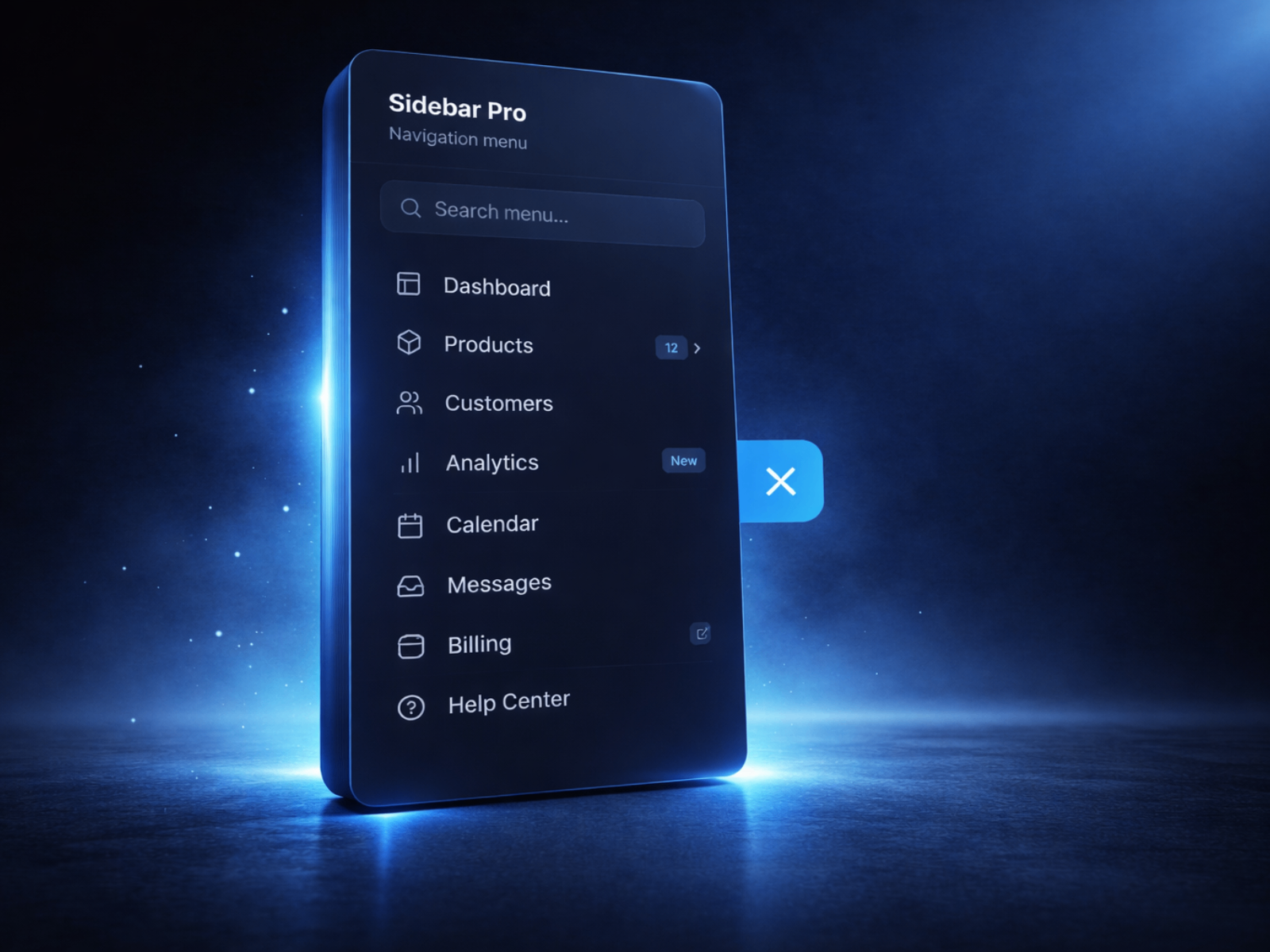 Sidebar Pro: Premium Navigation Component by Aidan Looker — Framer ...