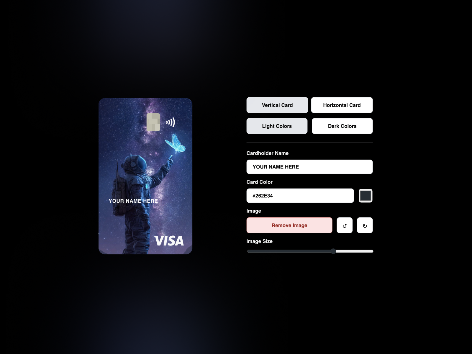 Visa Card Builder: Premium Interactions Component by Wama — Framer ...