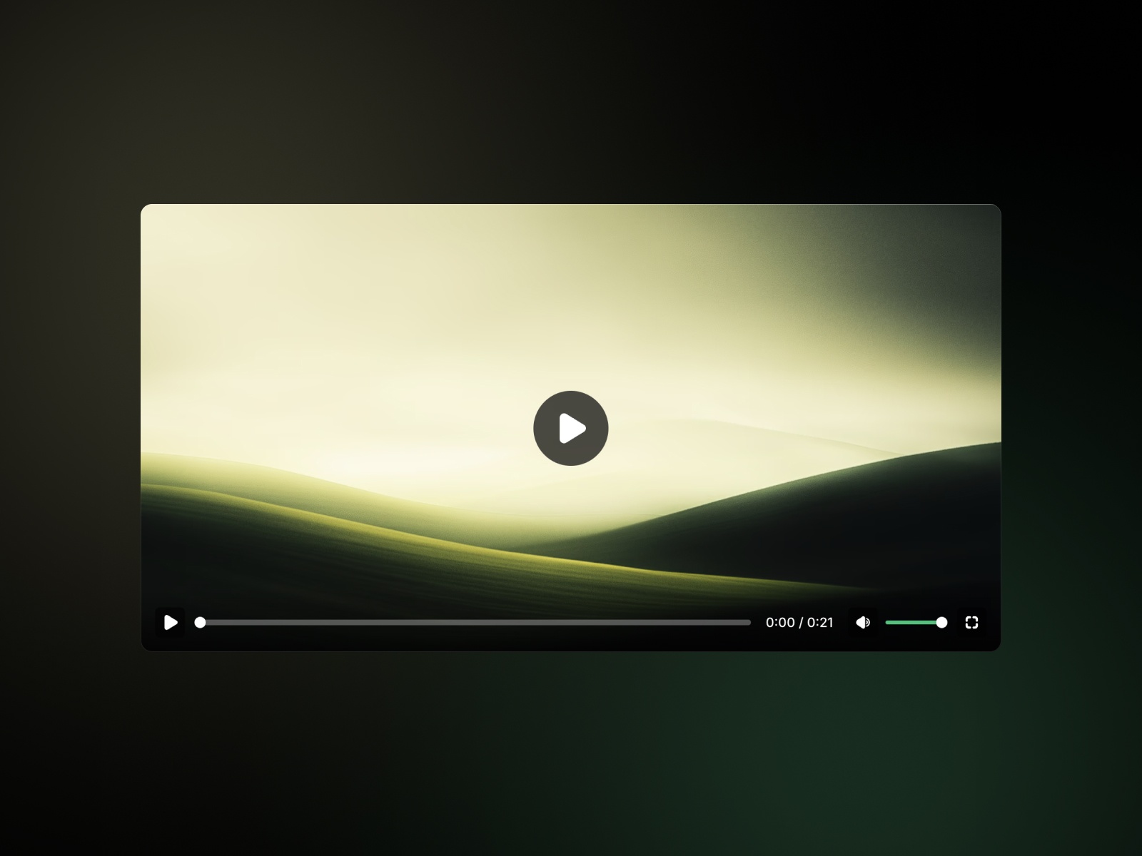 Video Player: Premium UI Component by Cédric — Framer Marketplace