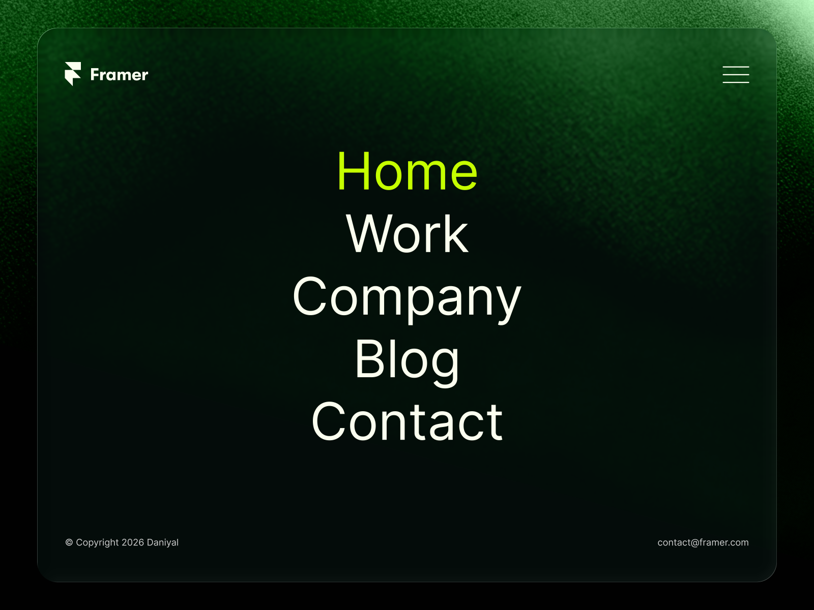Premium Navigation: Premium Navigation Component by Daniyal Habib — Framer Marketplace