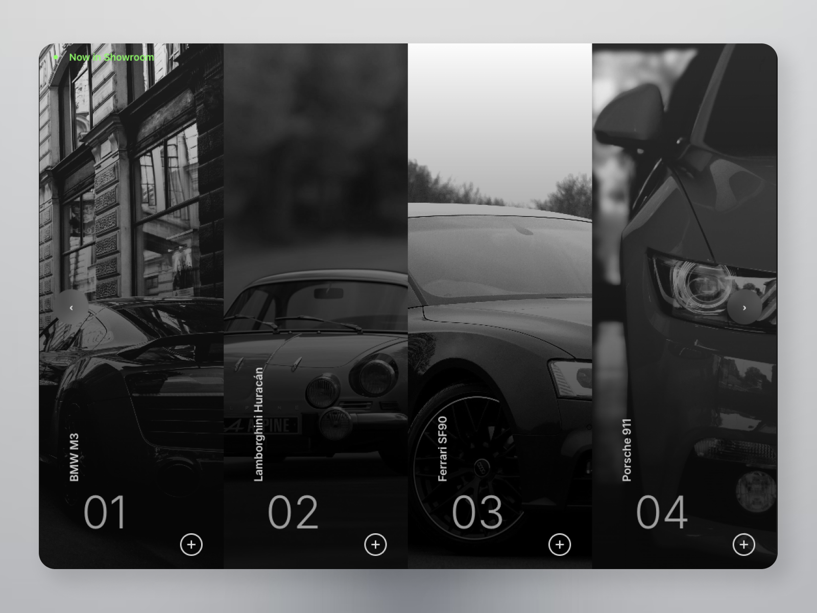 CarShowroomSlider: Premium Carousels Component by Pixels — Framer ...