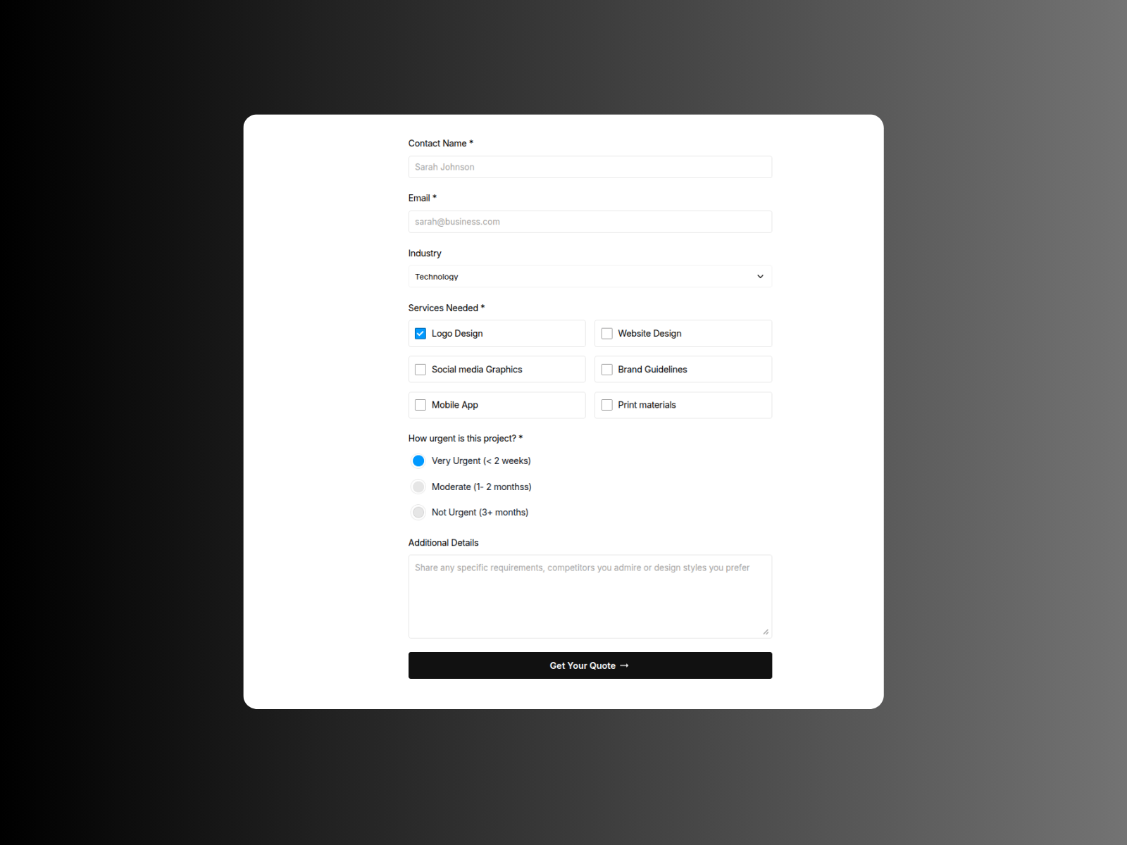 Contact Form: Premium Forms Component by Kai Studio — Framer Marketplace