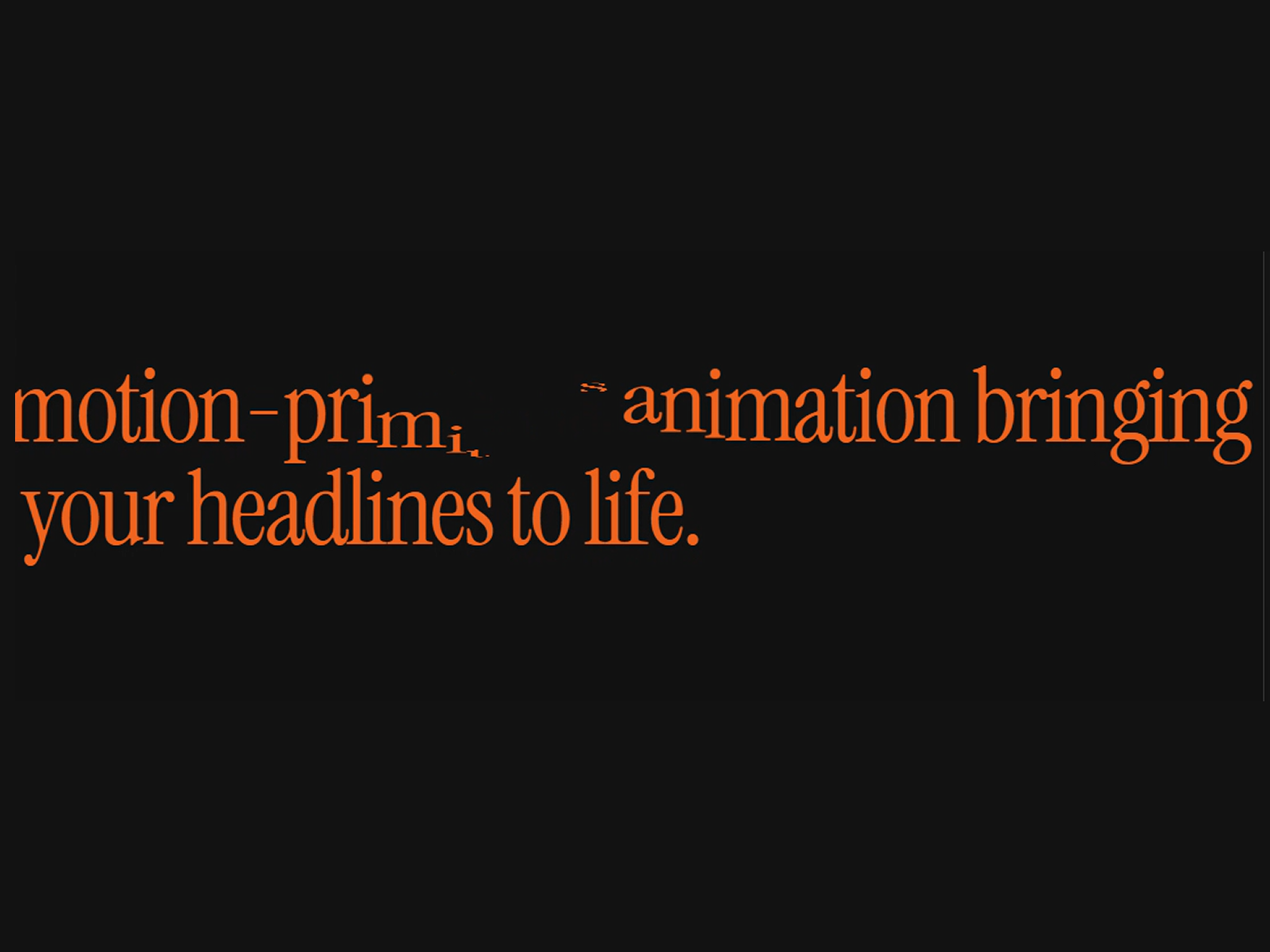Motion Text Roll: Premium Typography Component by decsy — Framer ...