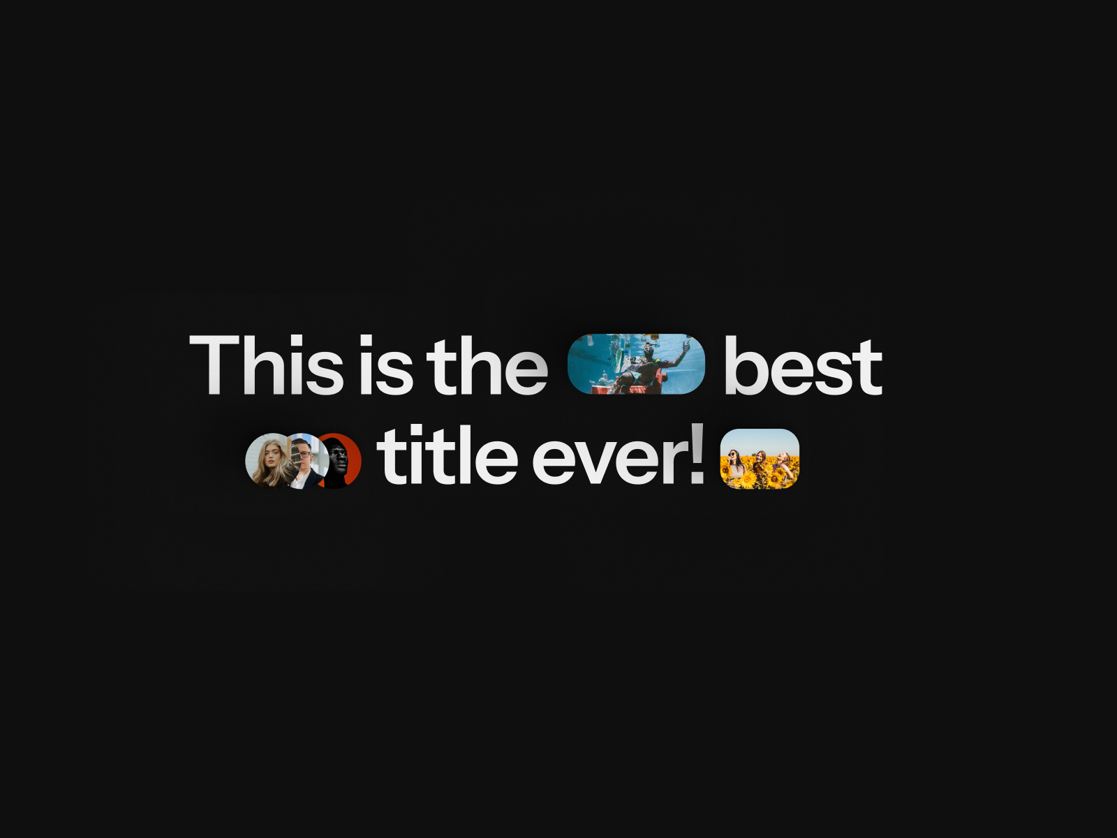 Inline Text & Images: Premium UI Component by Umut Sevinc — Framer ...