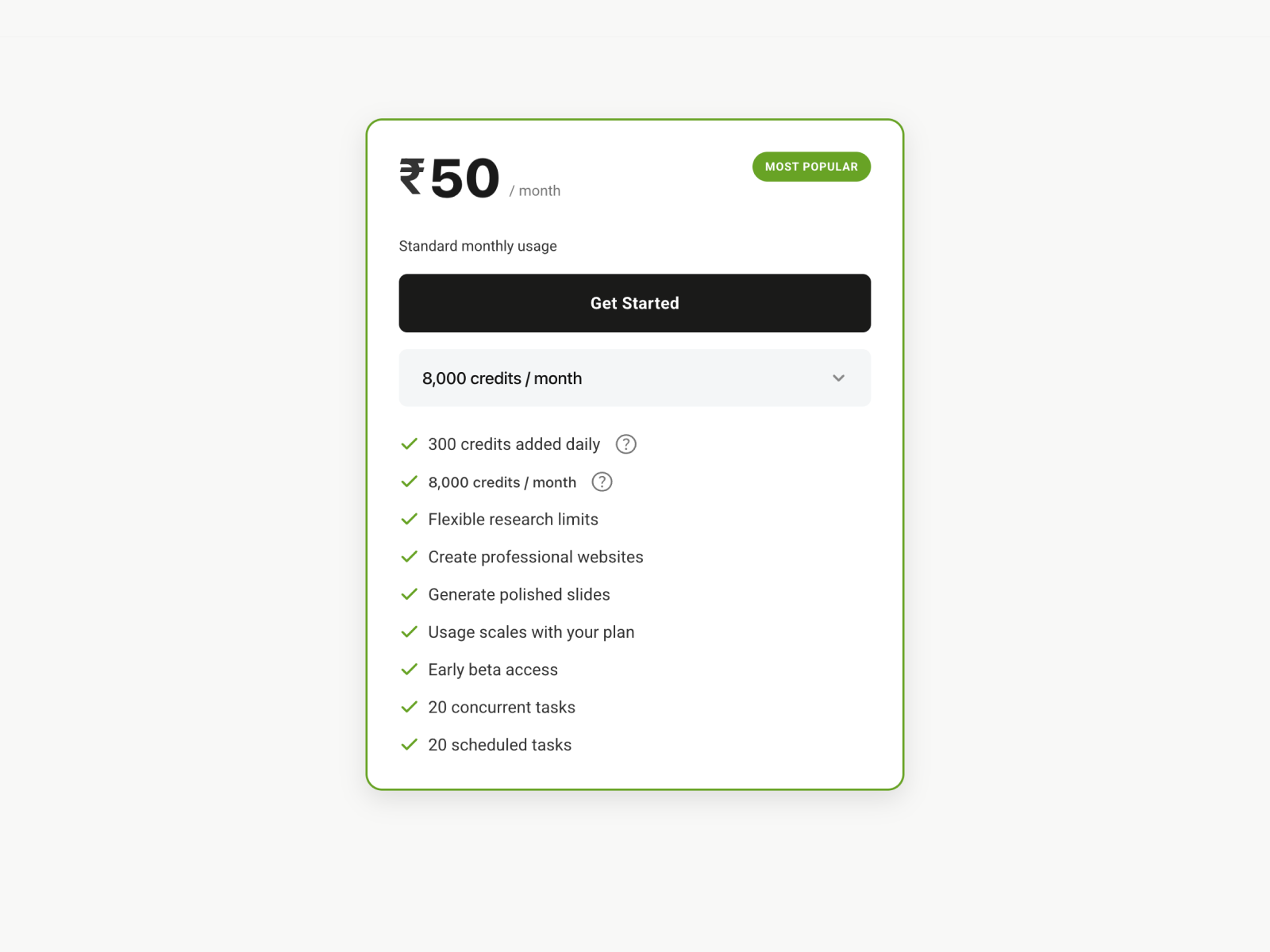 AI Token Price Card: Premium Interactions Component by Harish P ...