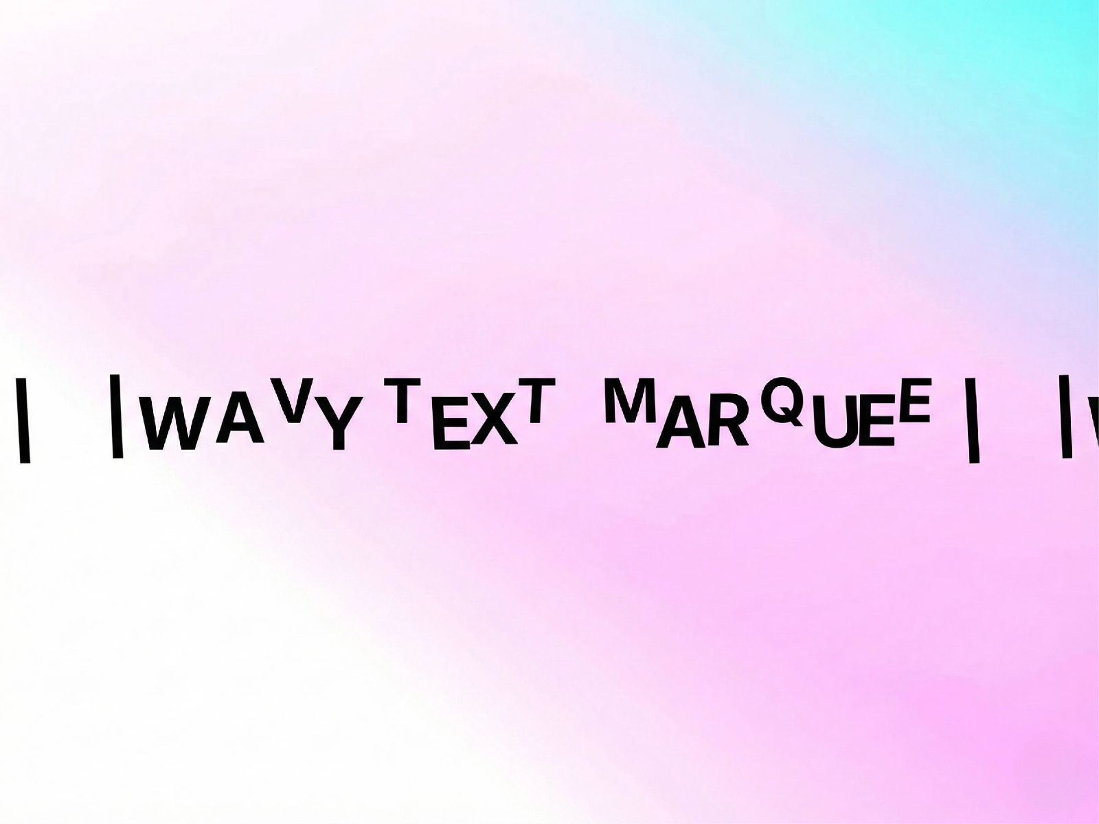 Wavy Text Marquee: Free Typography Component by Evixel Studio — Framer ...