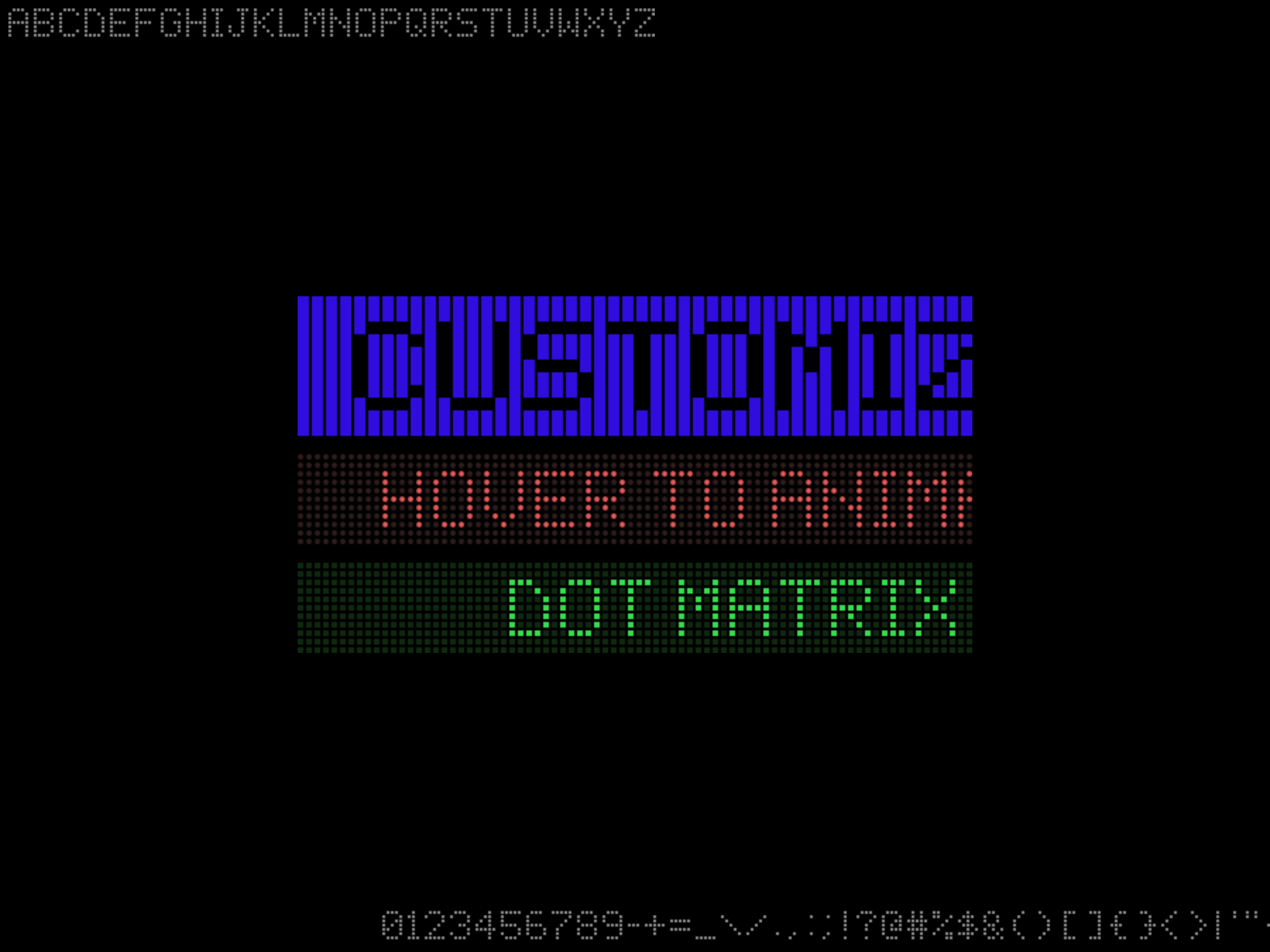 Dot Matrix Display: Premium UI Component by Enji Kusnadi — Framer ...