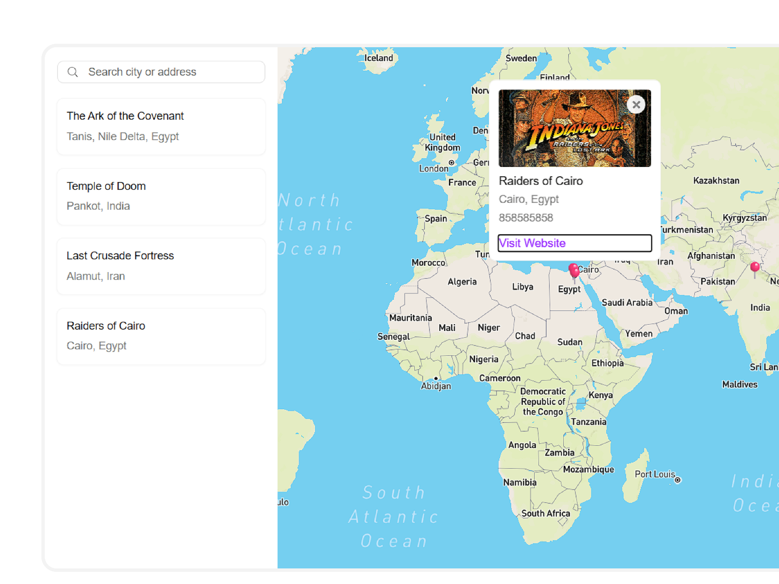 StoreLocator: Free CMS Component by Bharath — Framer Marketplace