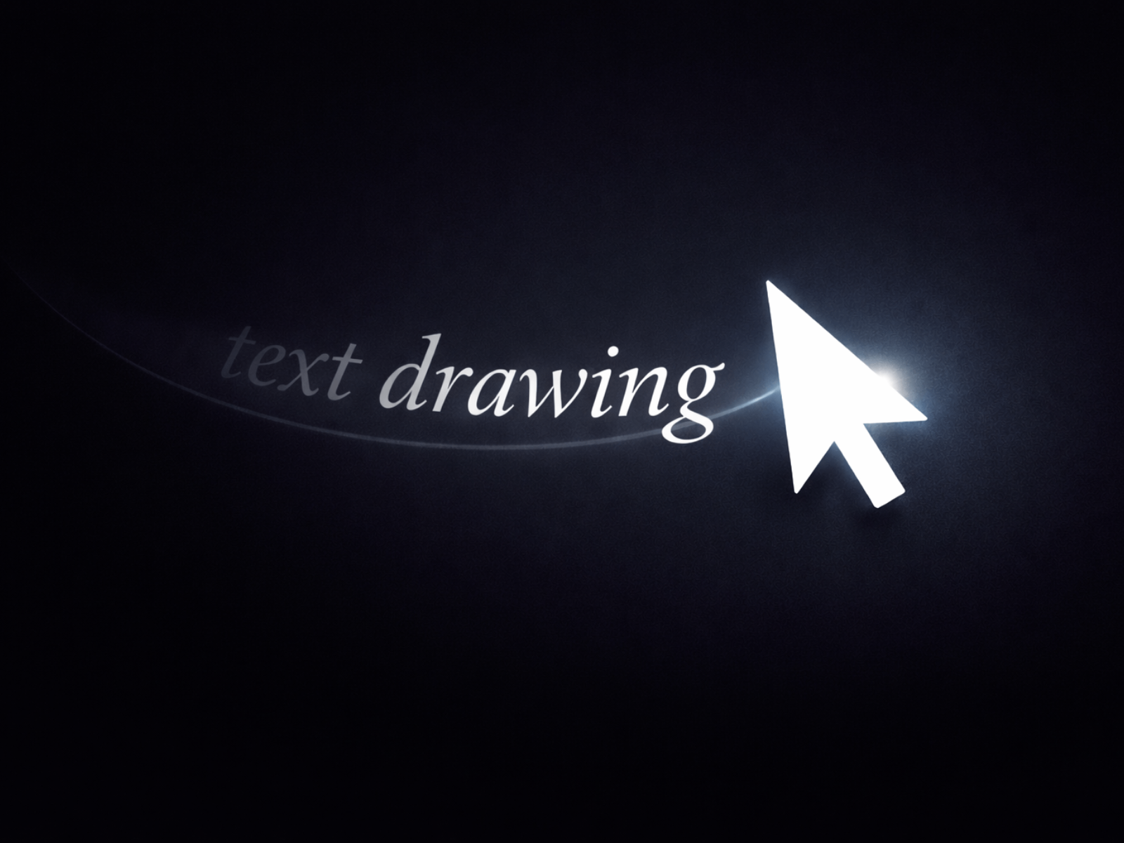 Hover Text Drawing: Premium Typography Component by Aidan Looker ...