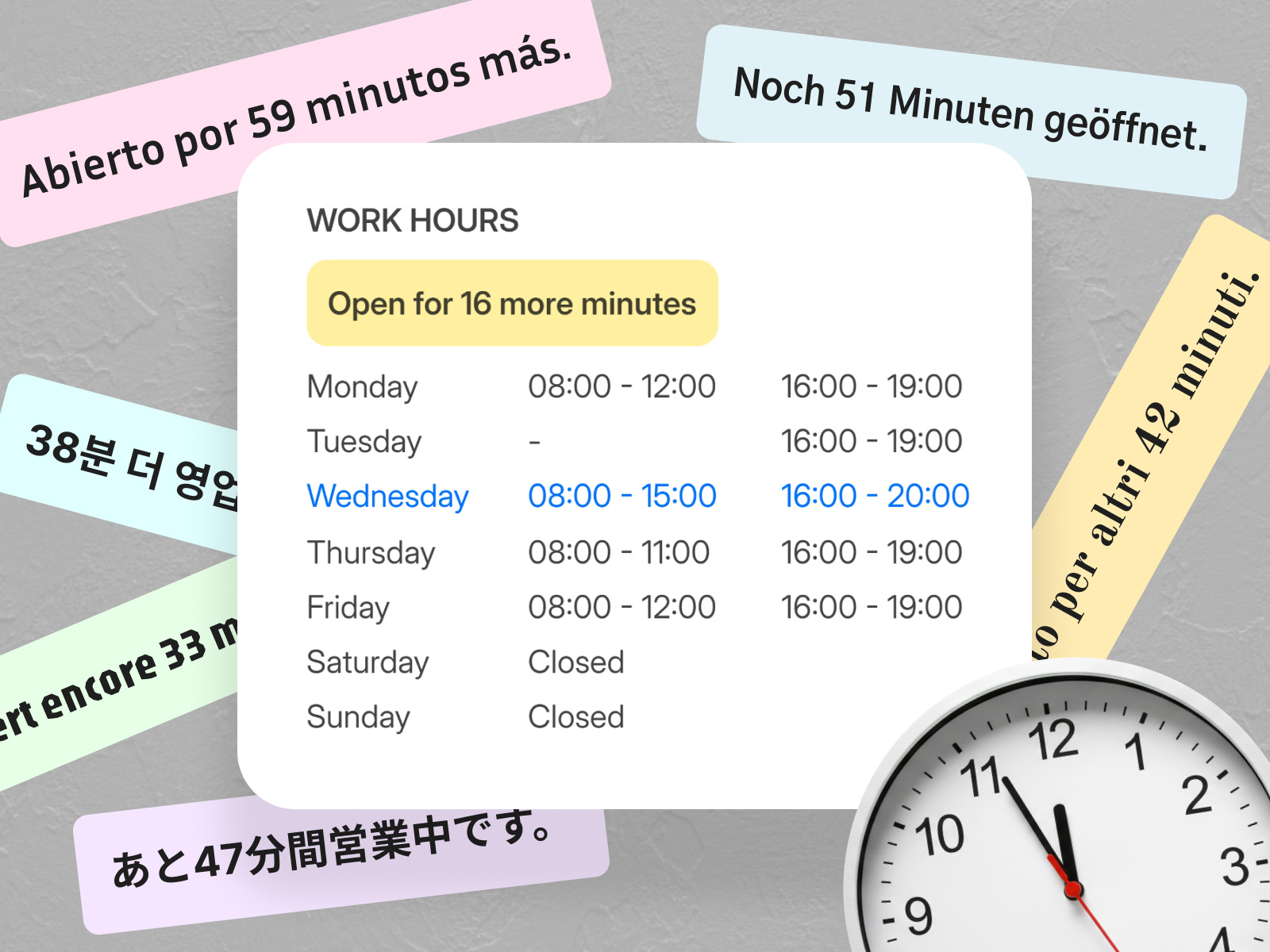 Work Hours: Premium Forms Component by Igor Reif — Framer Marketplace