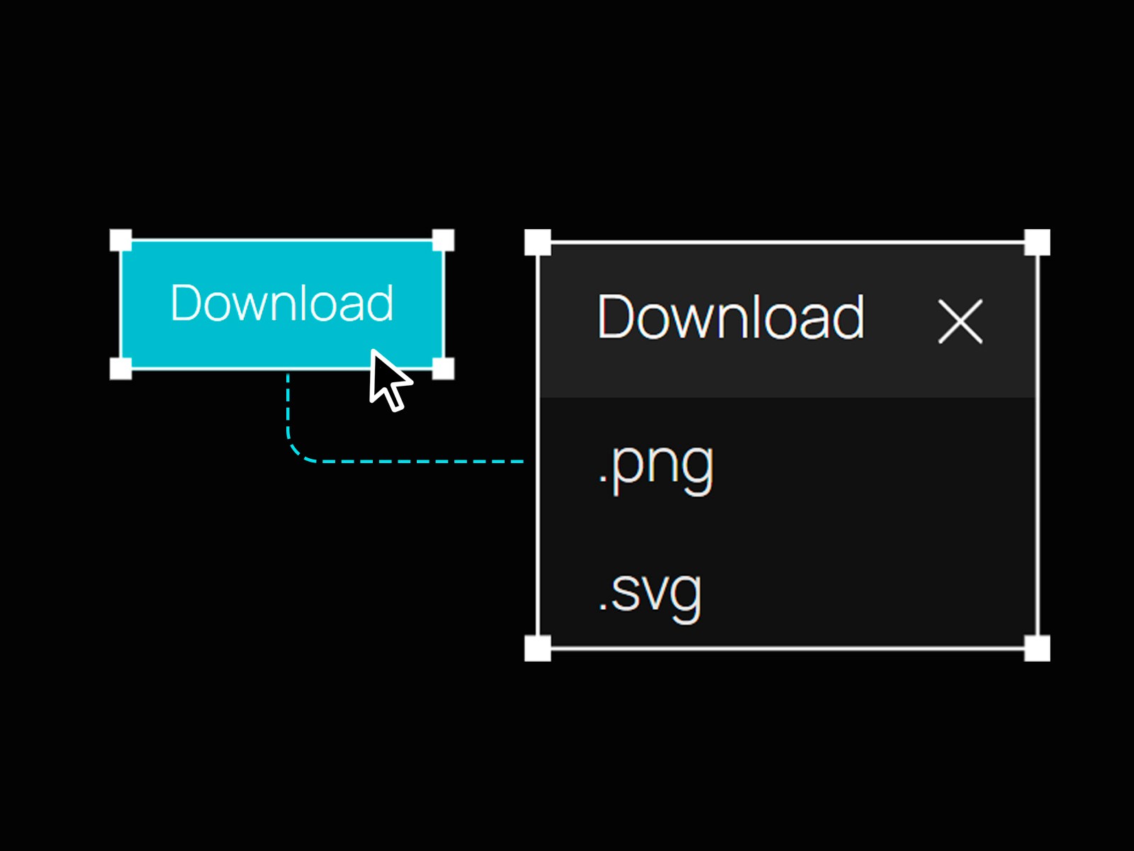 Dual Download Button: Free Buttons Component by Daniel Moreno — Framer ...