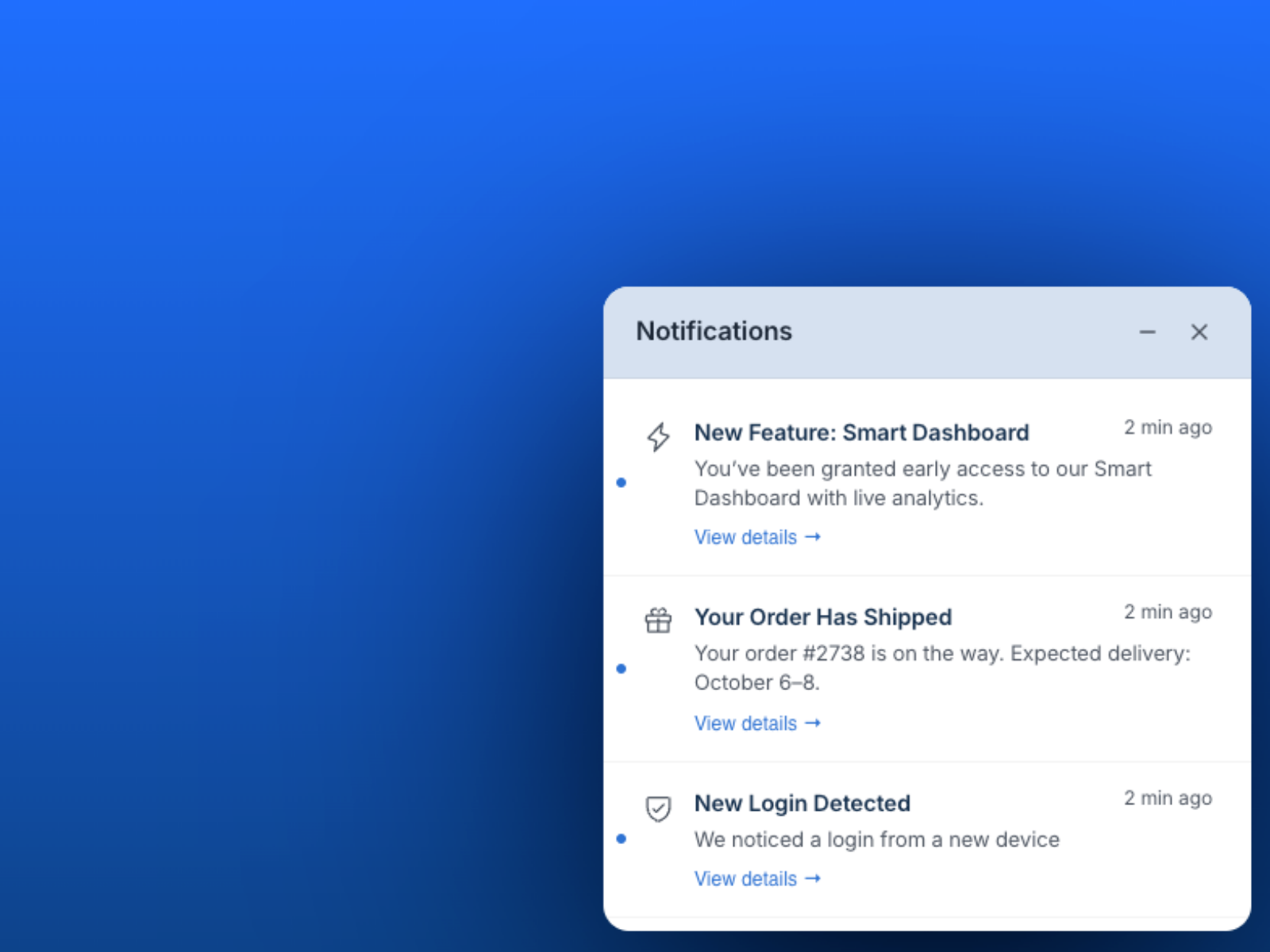 Notification Popup: Premium UI Component by John Valentine — Framer ...