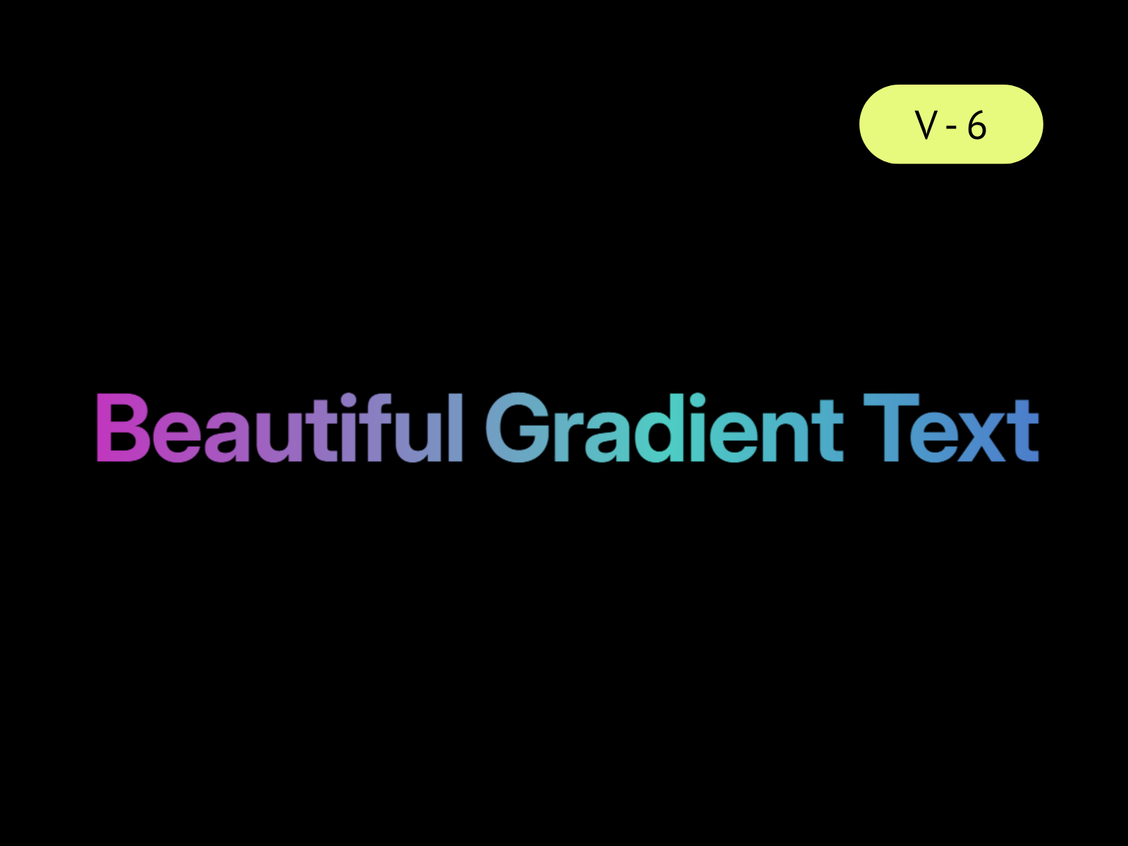 AnimatedTextGradient: Free Typography Component by Sajjadul Kibria ...