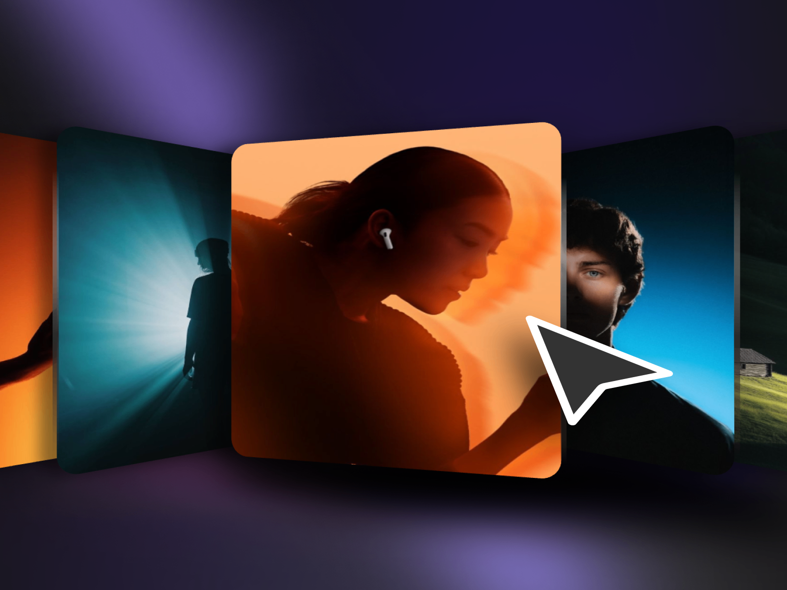 Coverflow 3D Carouse: Premium UI Component by Sumit Chakraborty ...