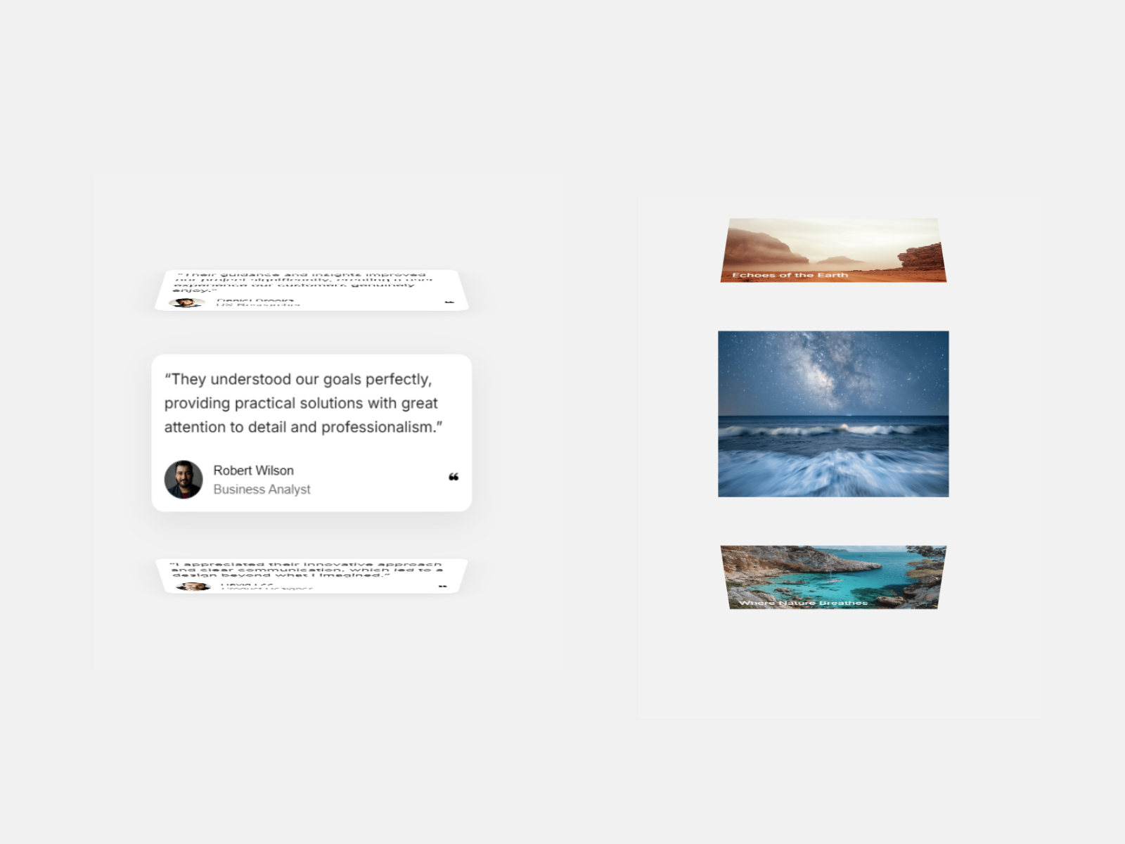 3D Cylinder Cards: Premium Layout Component by Nora — Framer Marketplace