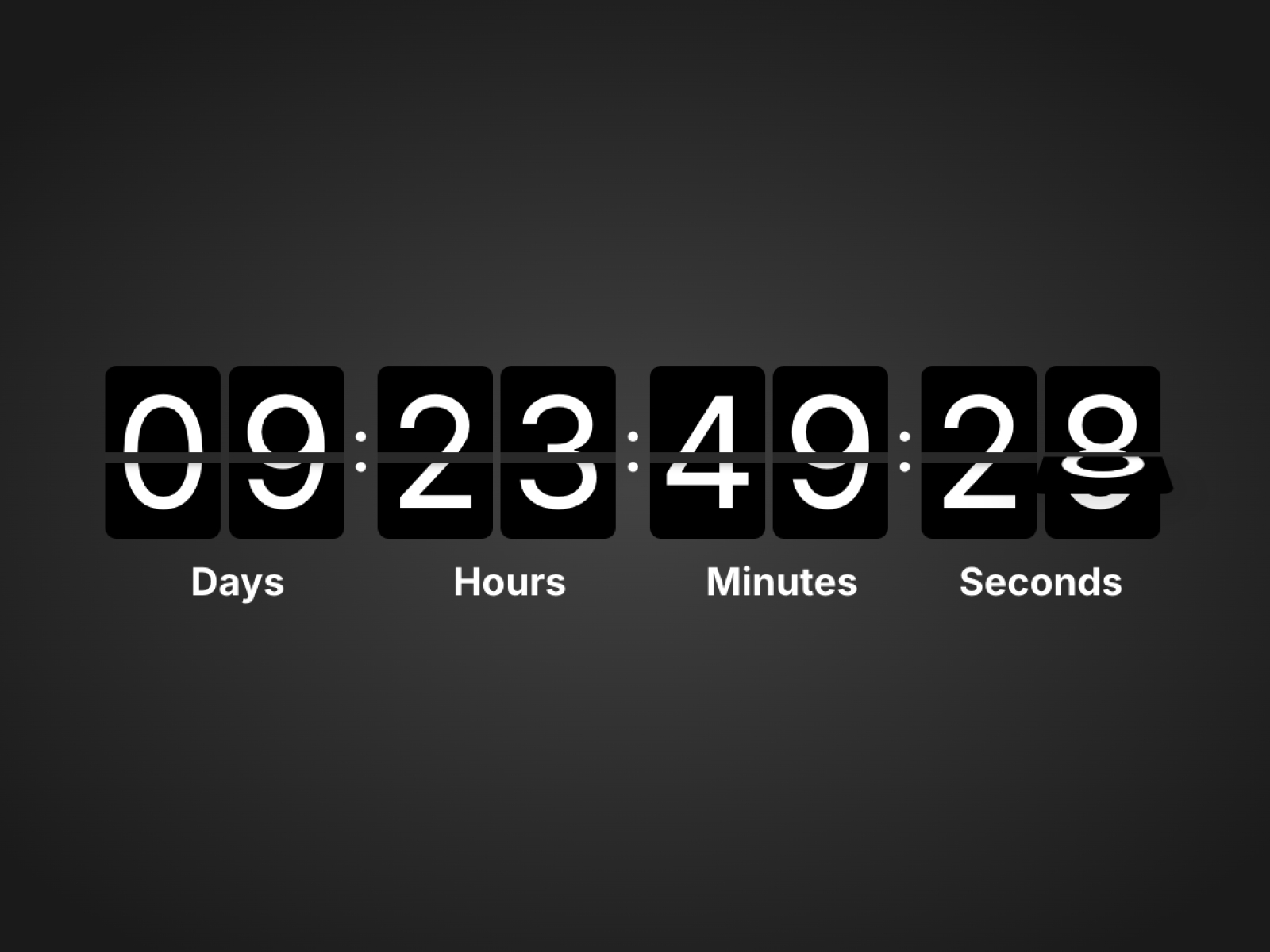 3D Final Countdown: Premium Data Component by Zuzze — Framer Marketplace