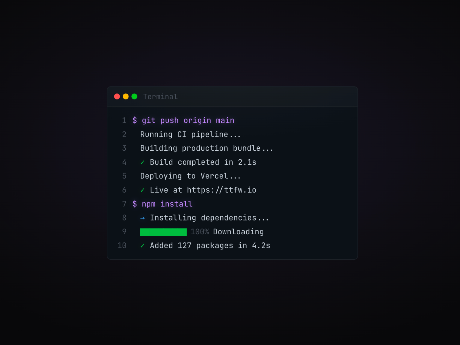 Interactive Terminal Premium Ui Component By Clément Rog Framer