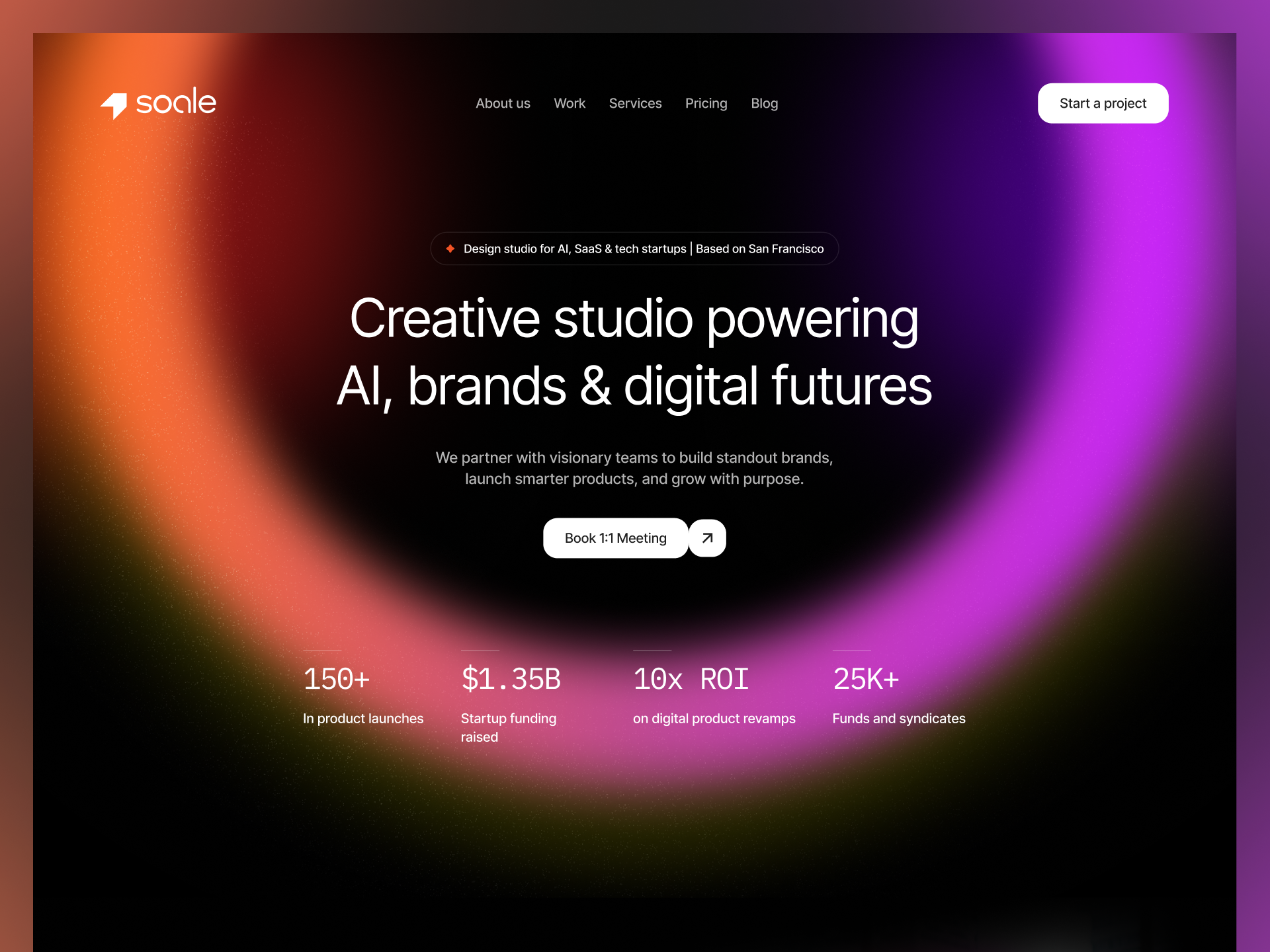 Soale: Responsive Portfolio Website Template by Flowcub Design — Framer ...