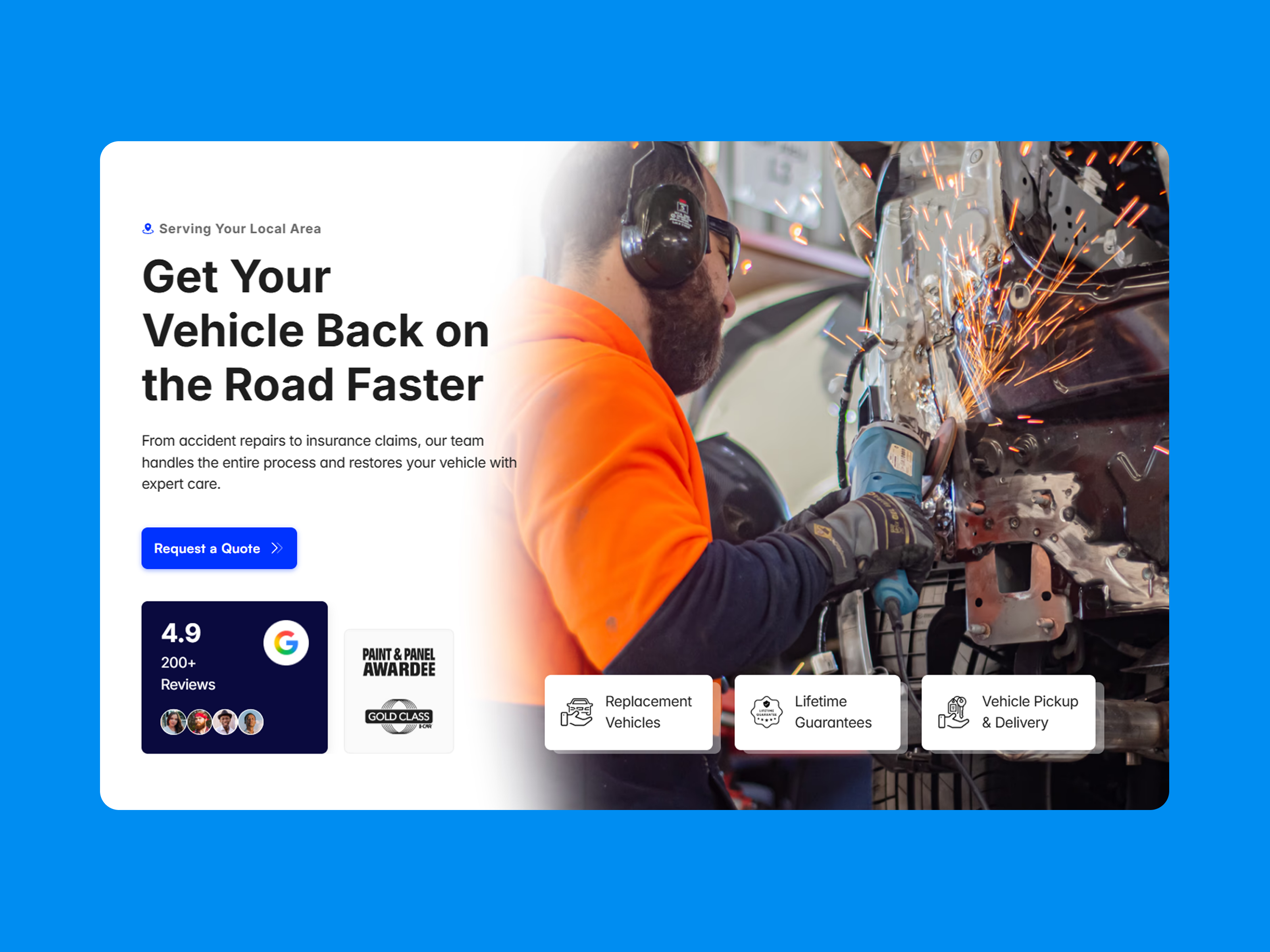 Autobody Shop: Responsive Car & Auto Website Template by A.RAFAY ...