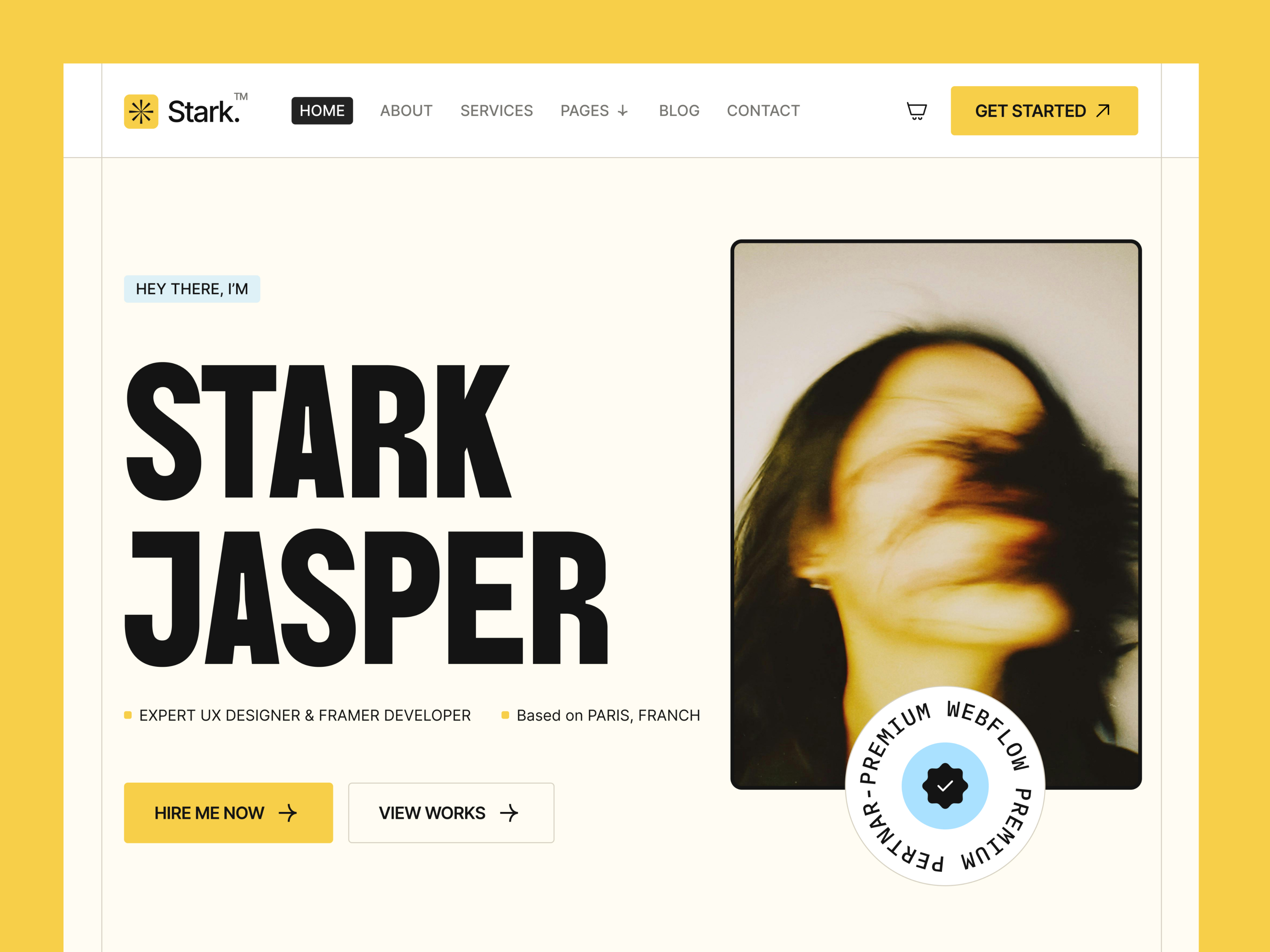 Stark Jasper: Responsive Portfolio Website Template by Easy Actually ...