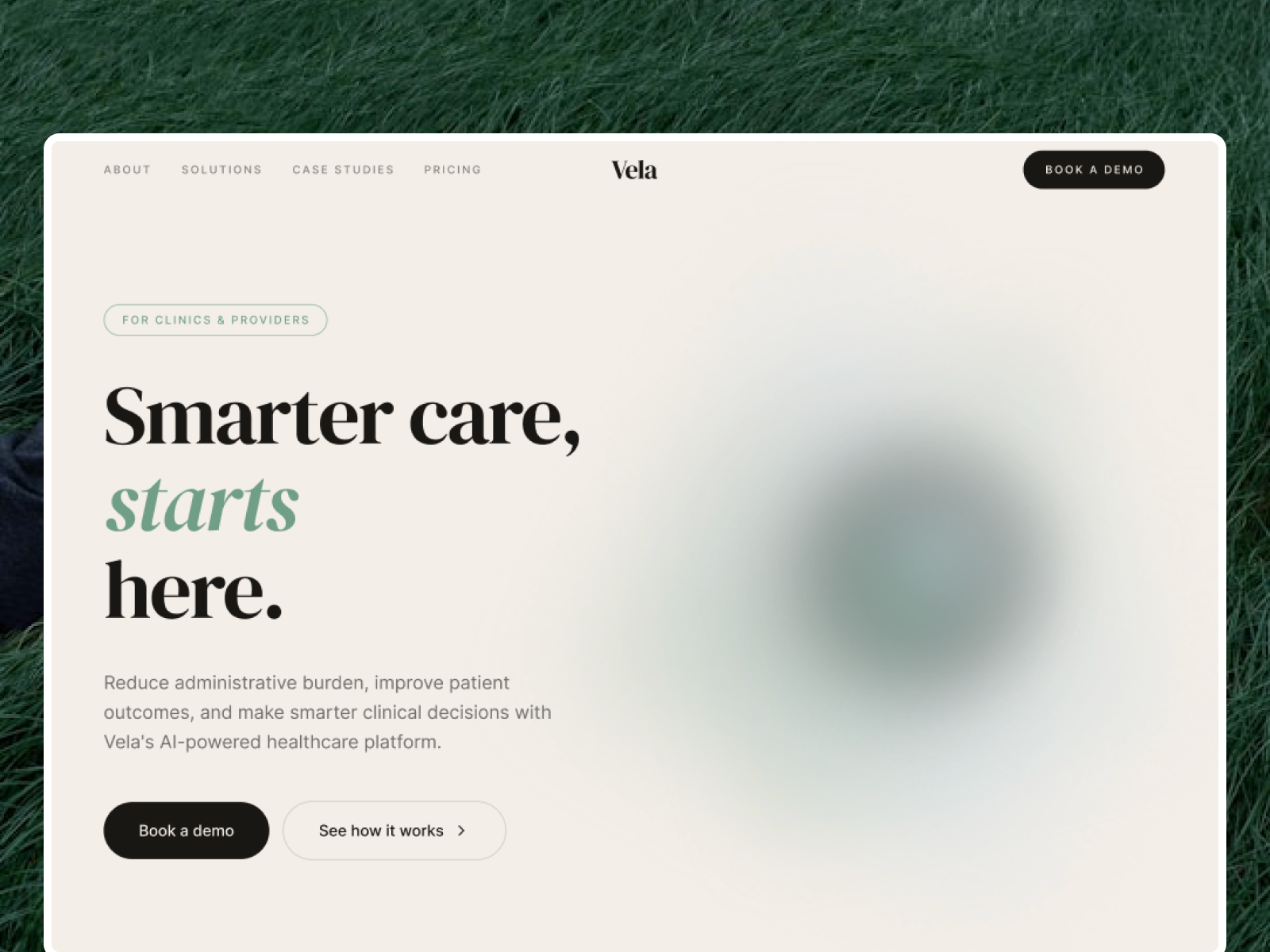 Vela Website: Responsive Health Website Template by Parinaz Kassemi ...