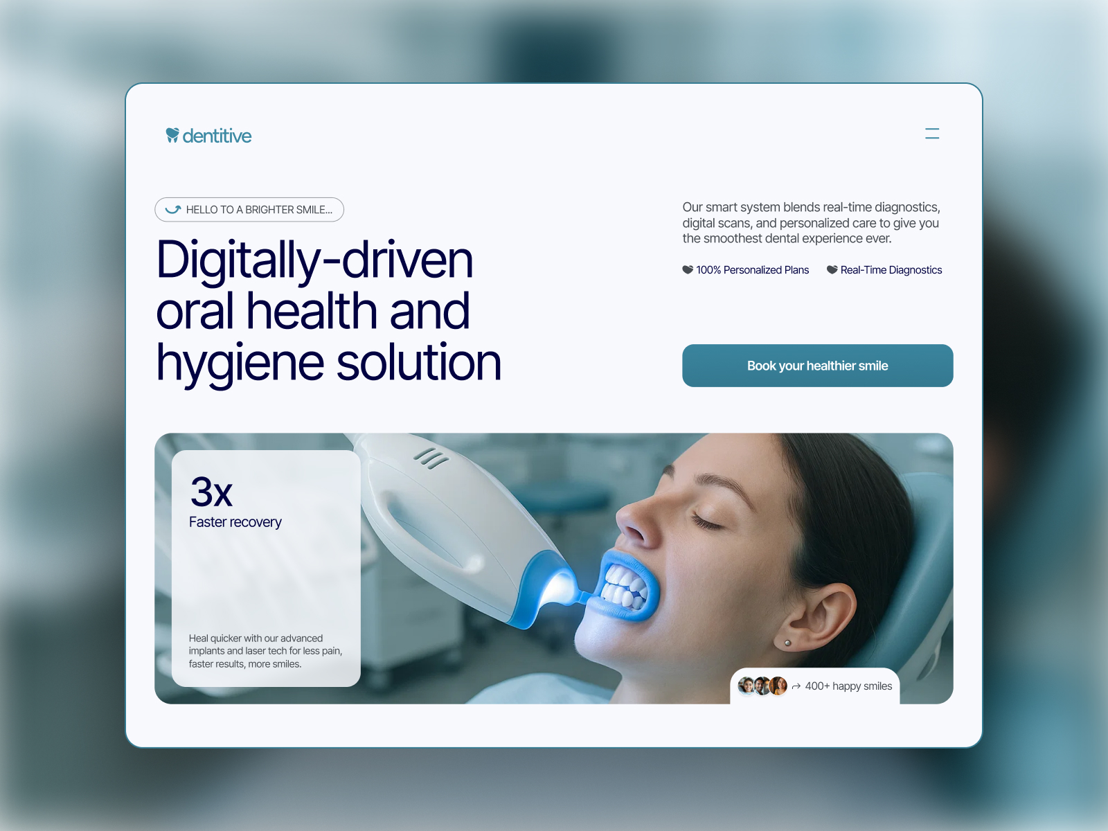 Dentitive: Free Health Website Template by Ram Kumar S — Framer Marketplace